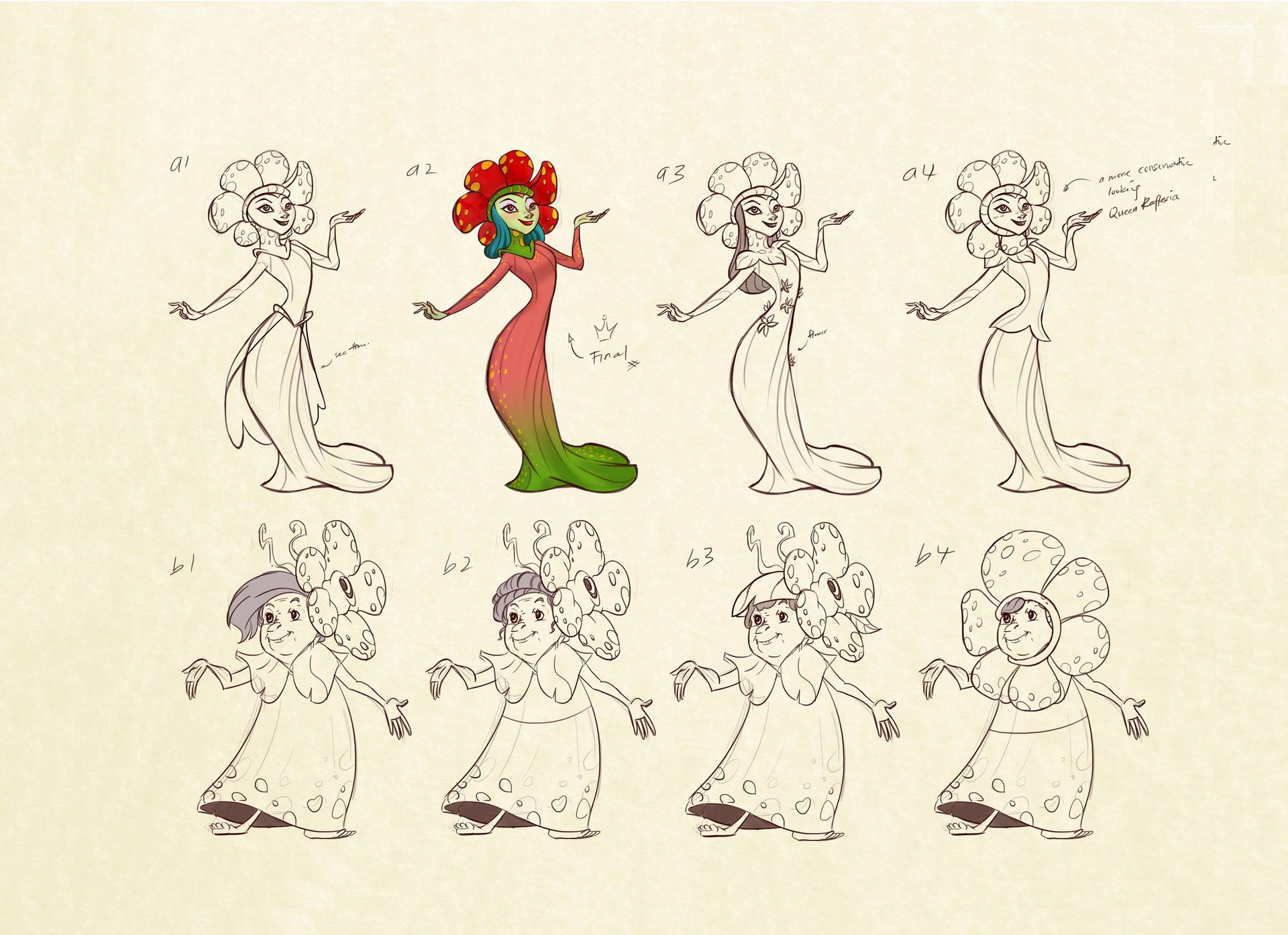 ArtStation - Queen Rafflesia Concept Art