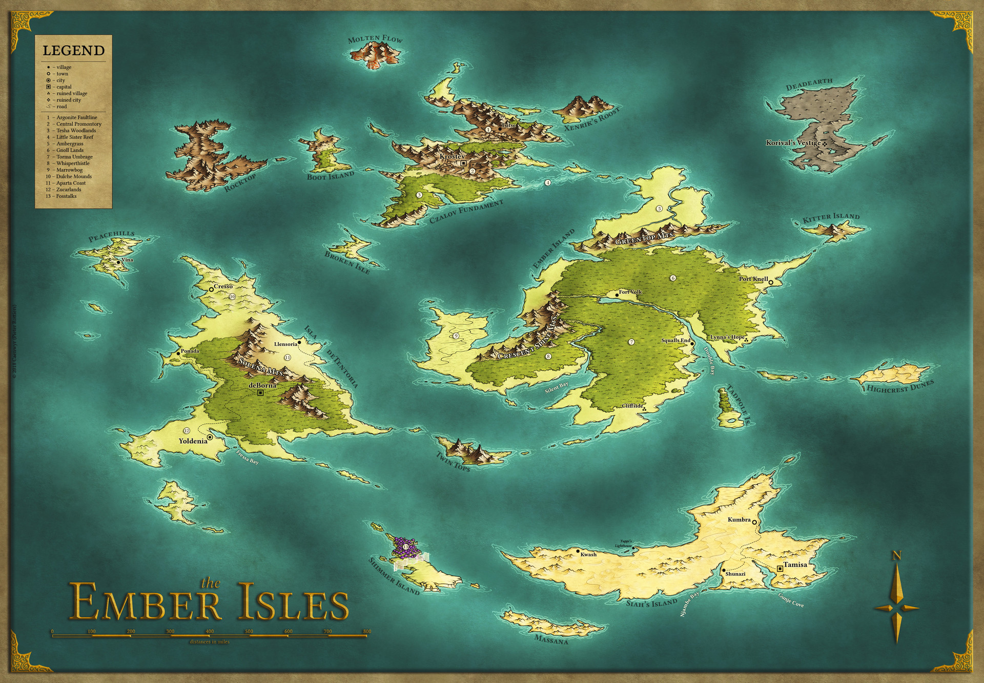 ArtStation - The Ember Isles