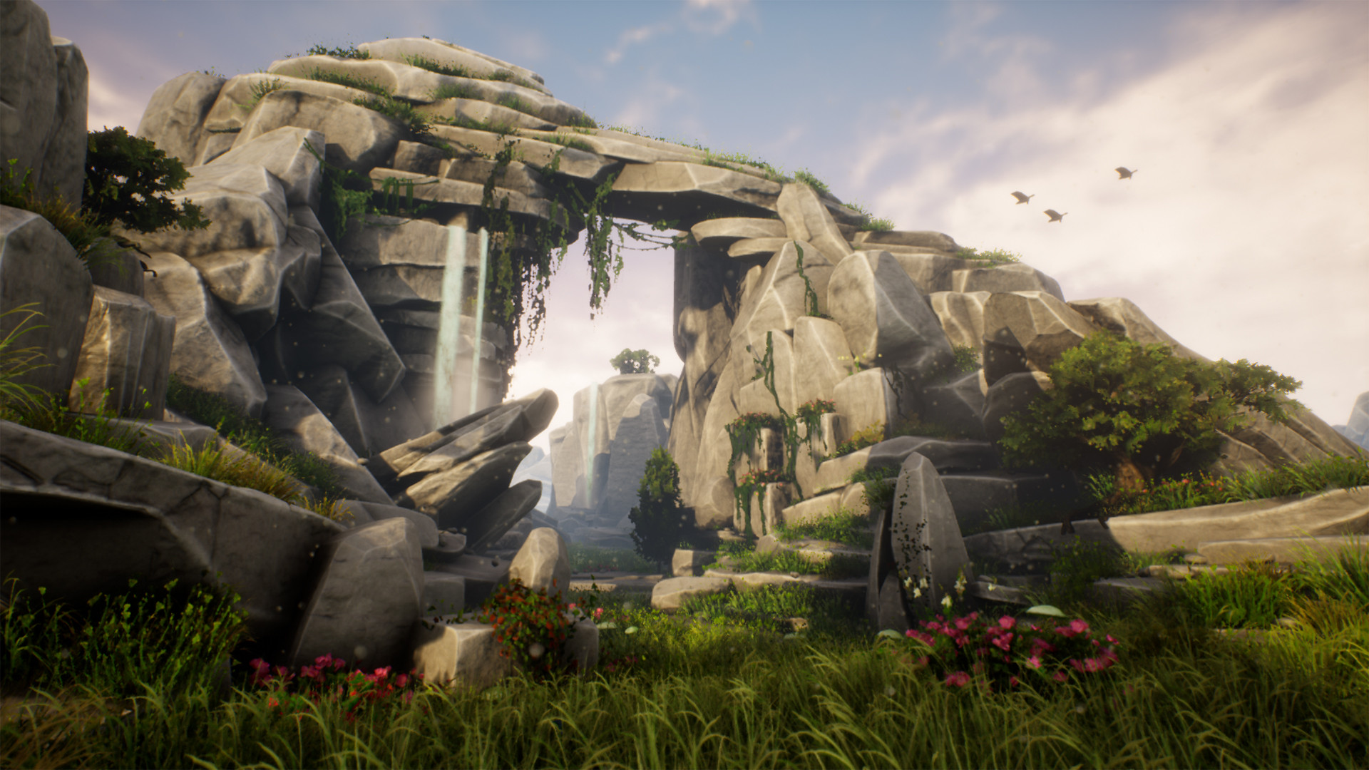 ArtStation - Serene Valley - Stylized Mini Environment - Rock Asset ...