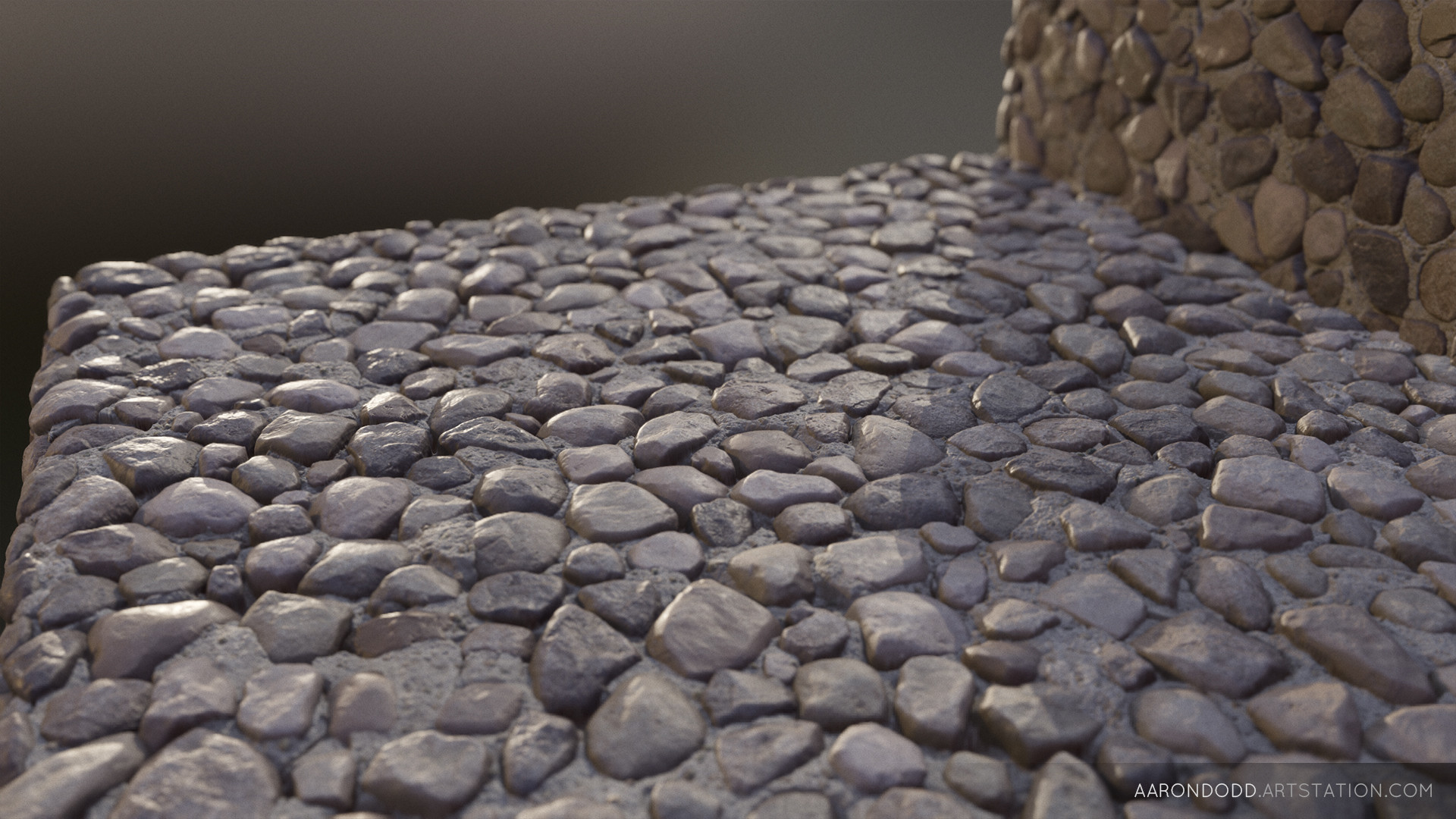 Aaron Dodd - Old Cobbled Street Material