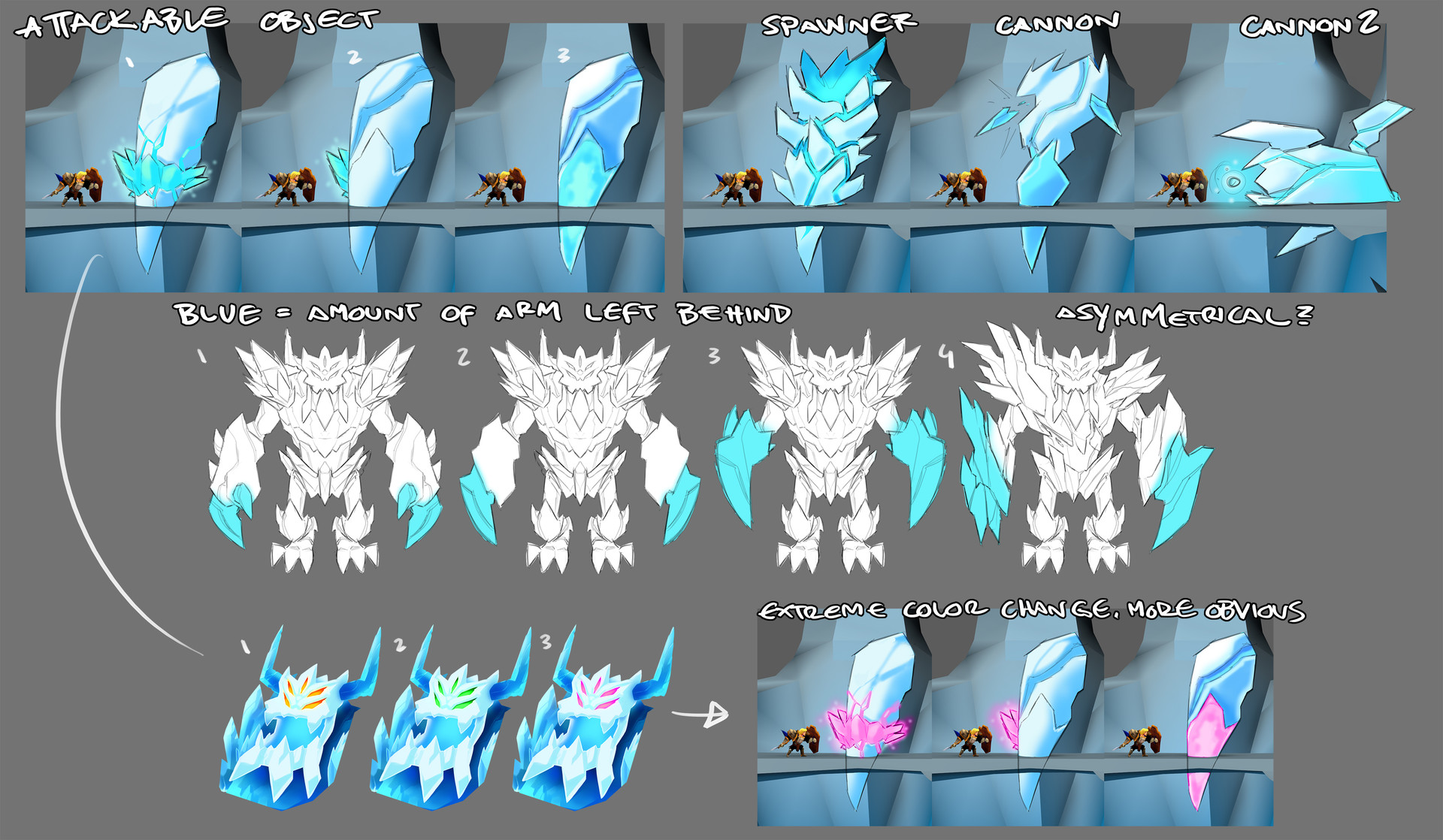 Kevin Merriman - Elemental Boss concepts