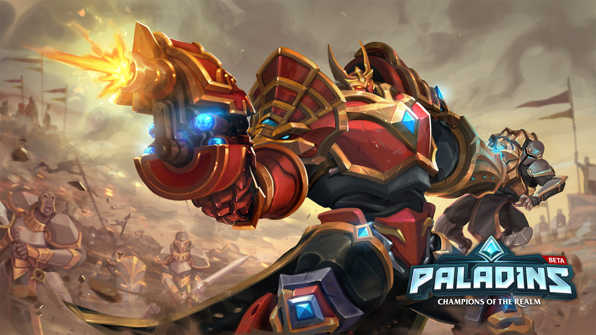 Casey Edwards - Various Paladins Splash Art (Painted Style)