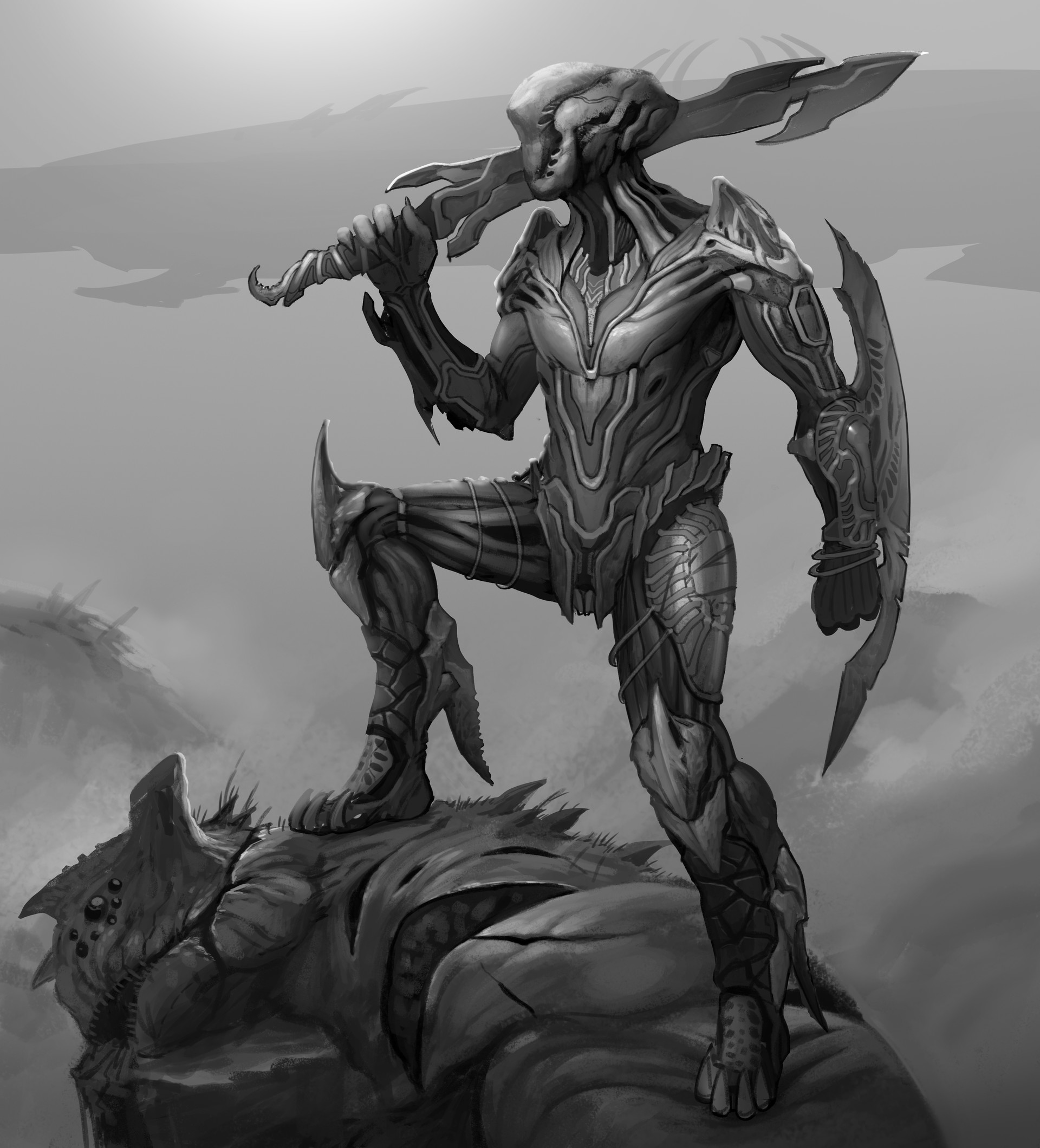 ArtStation - Hunter sketch