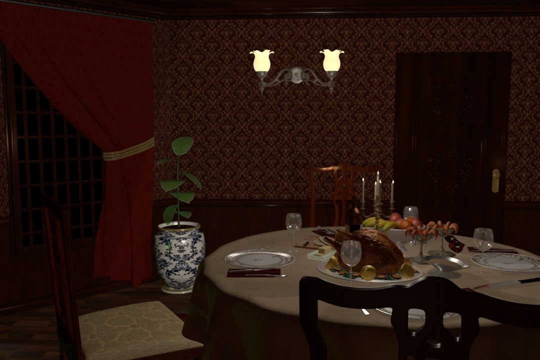 Allie Phillips - Edgar Allan Poe Dining Room