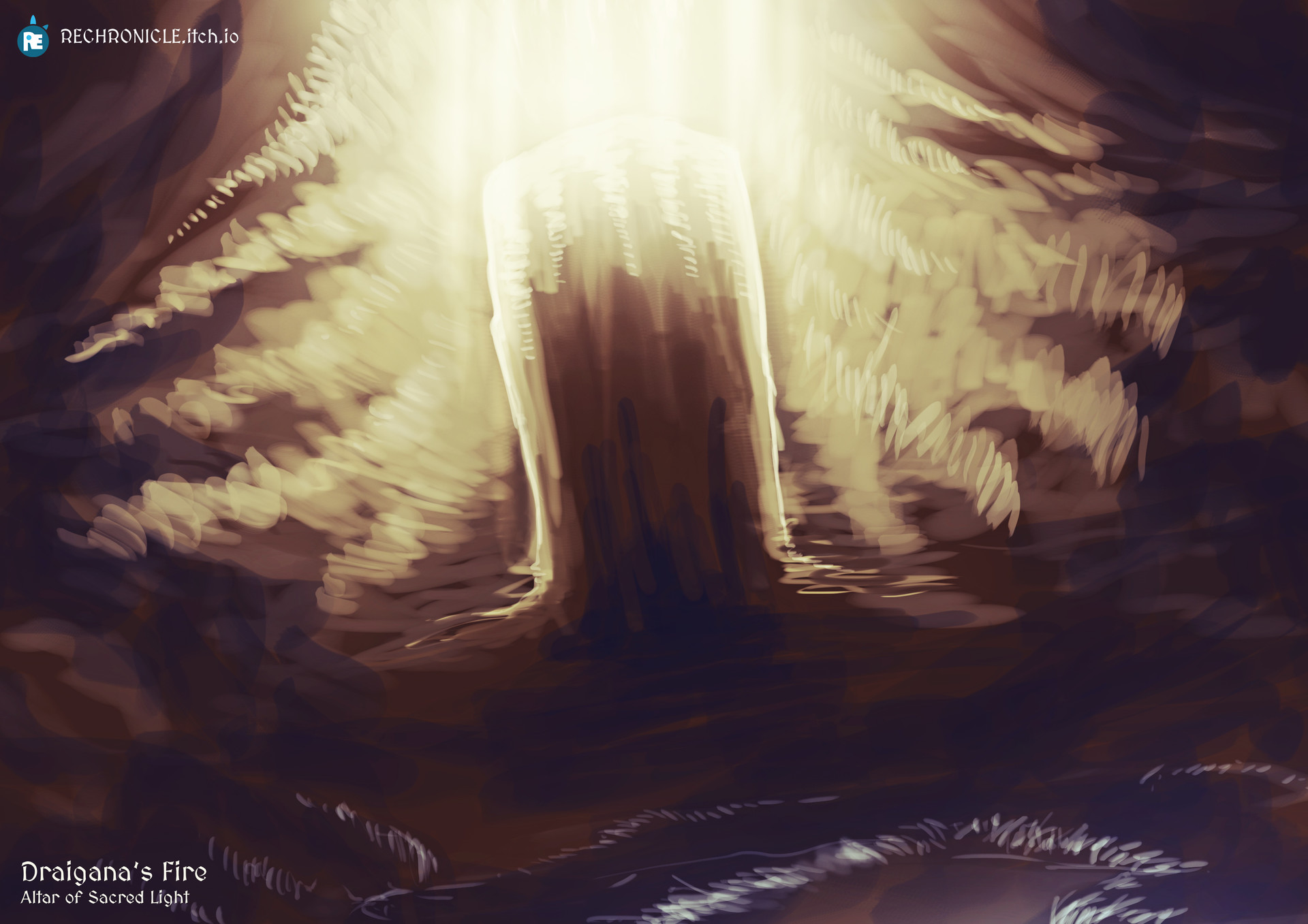ArtStation - Altar of Sacred Light - Draigana's Fire