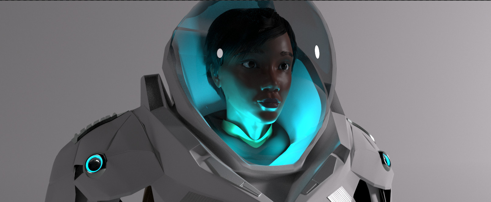 William Blake - Star Trek Michael Burnham with EVO suit