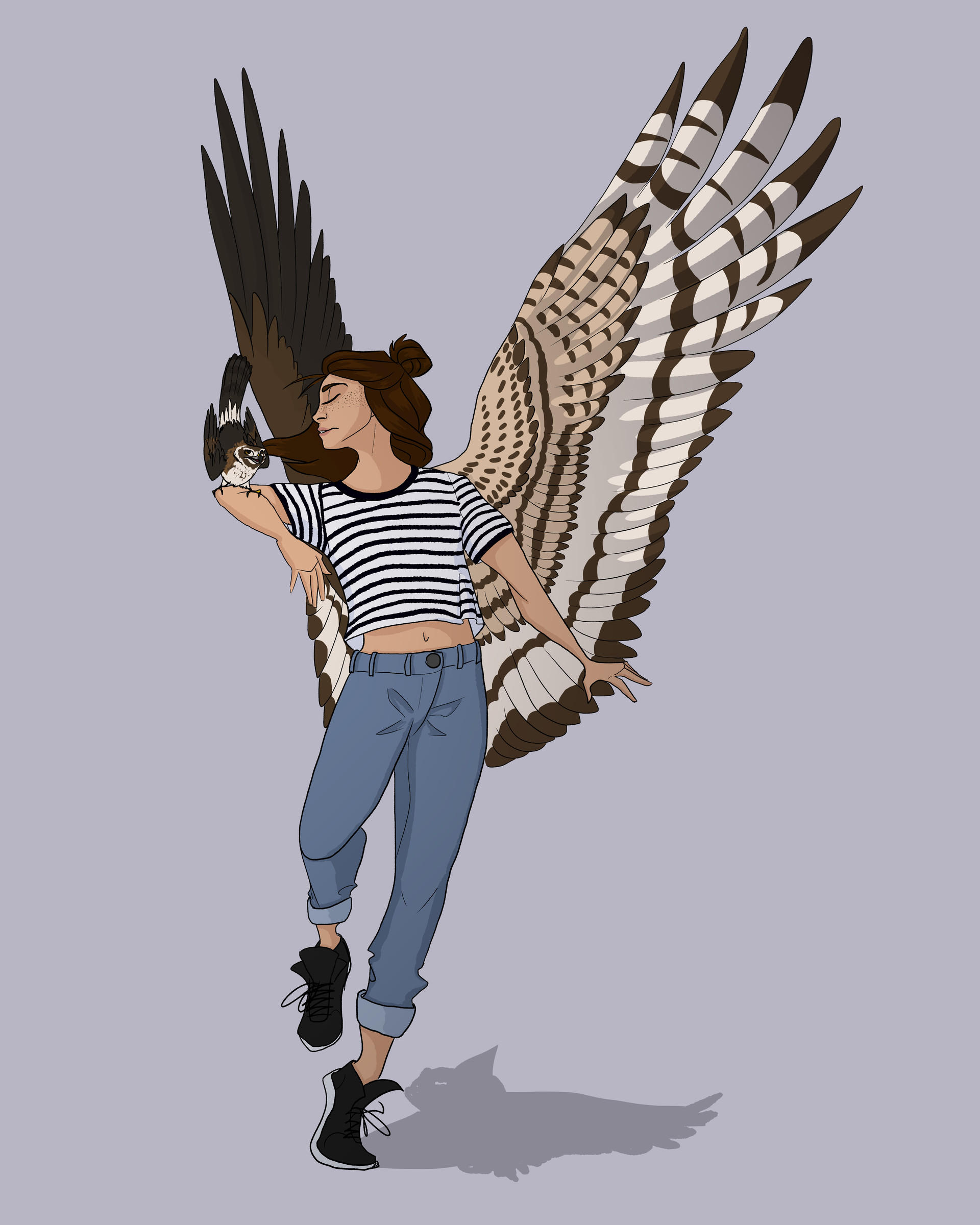 ArtStation - Northern Hen Harrier Hawk