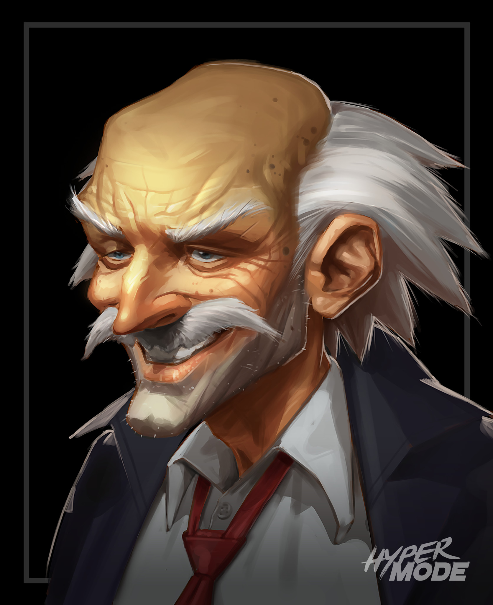 "Dr. Albert Wily" by Dave Lopez : r/Megaman