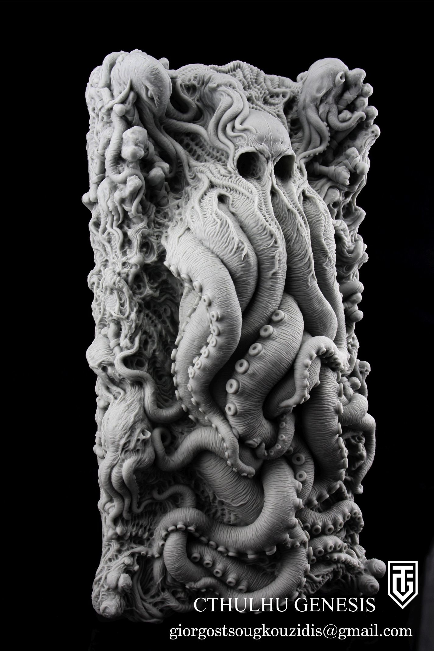 George Tsougkouzidis - Cthulhu Genesis wall plaque