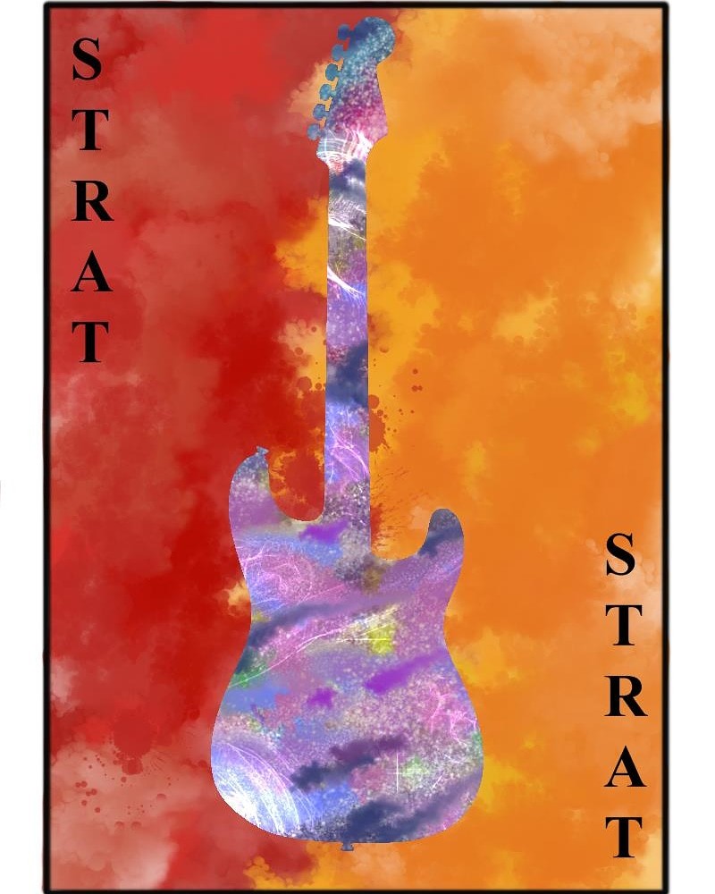 ArtStation - Strat poster, getting used to SketchBook