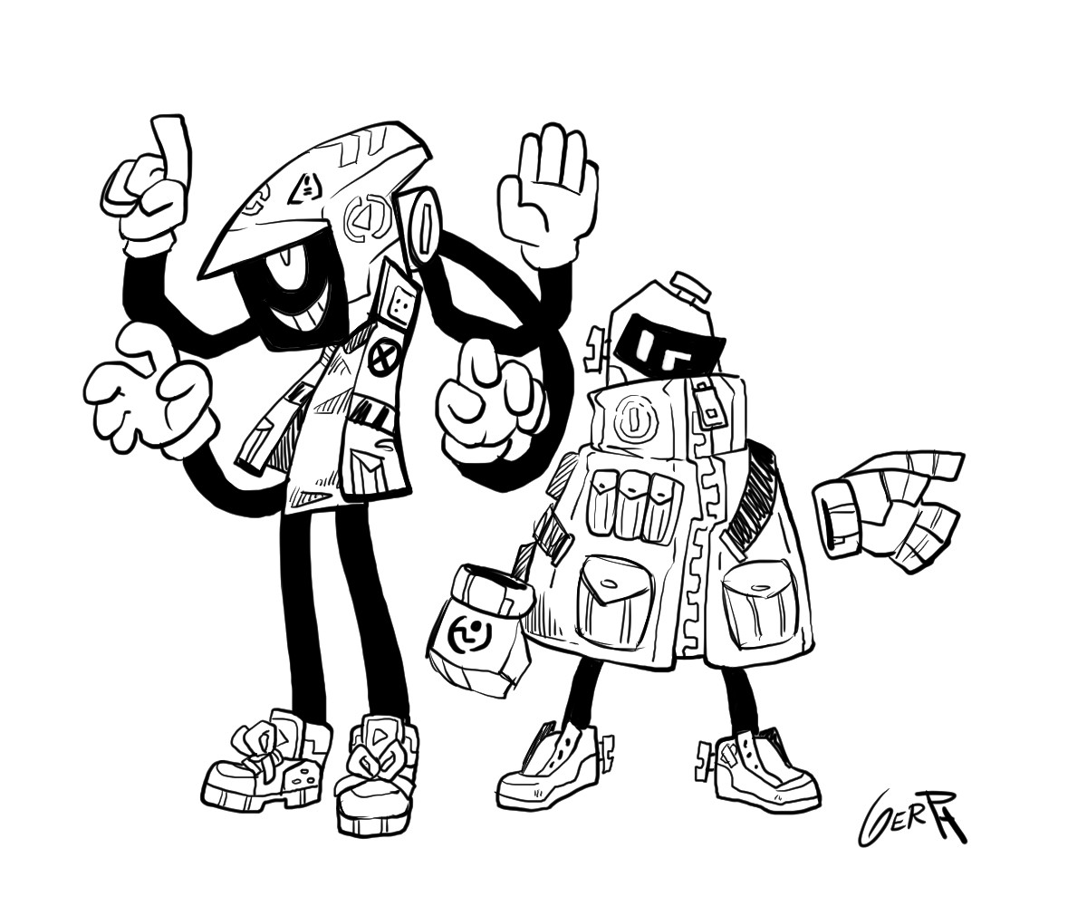 Gerph Art - Robot Brothers