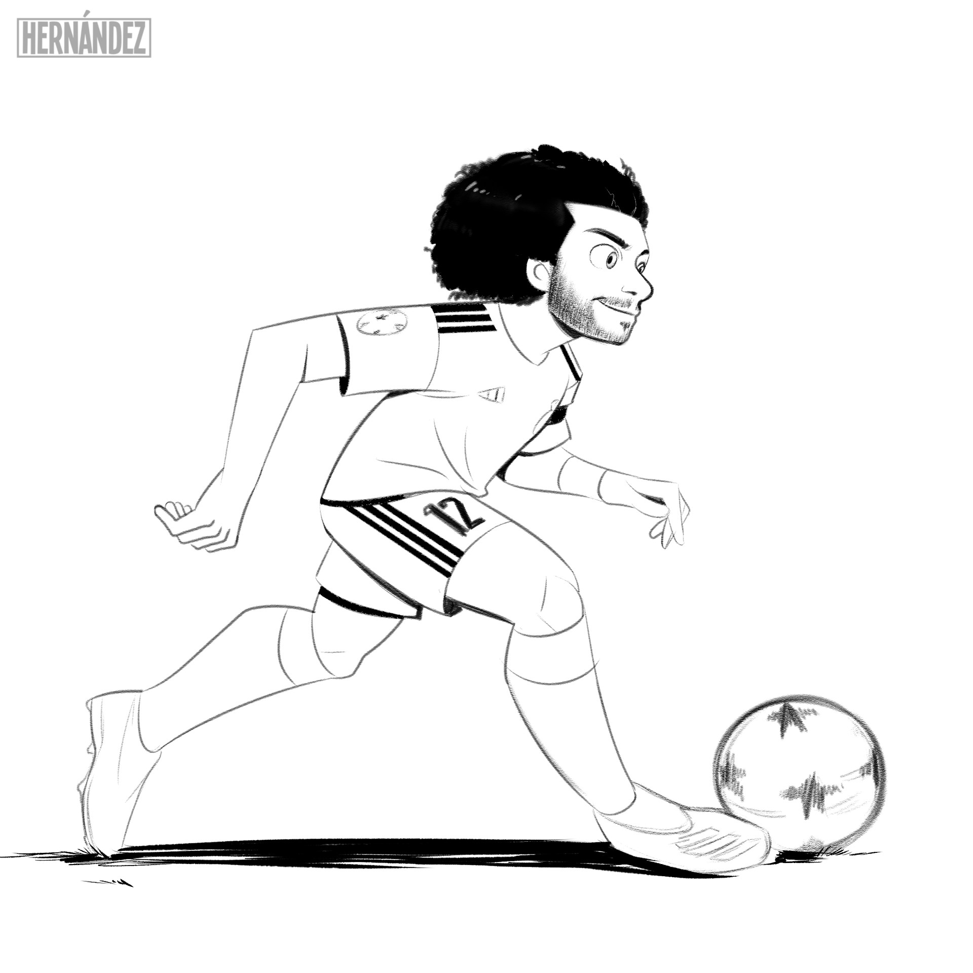 mo salah coloring pages