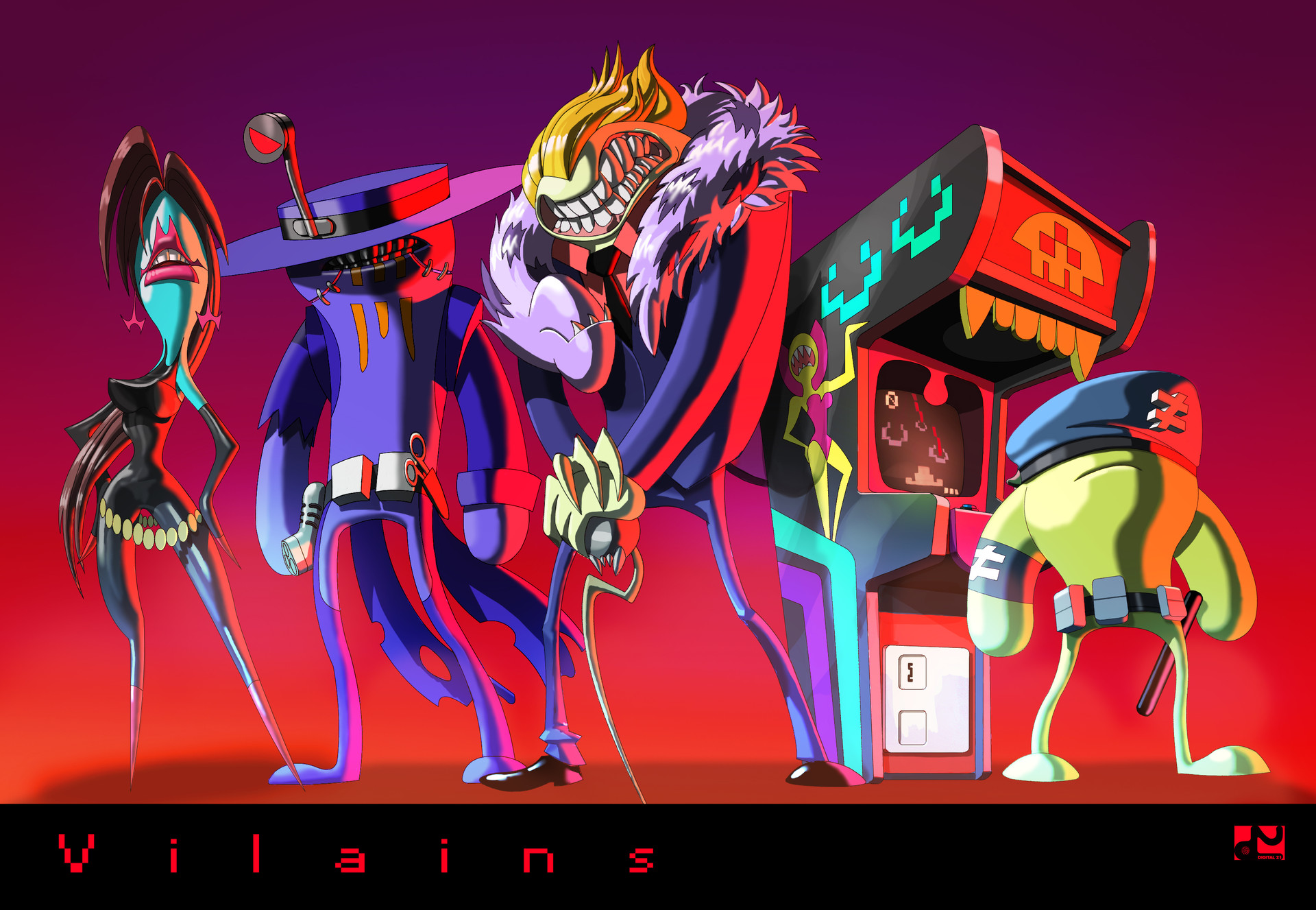 ArtStation - V i l a i n s