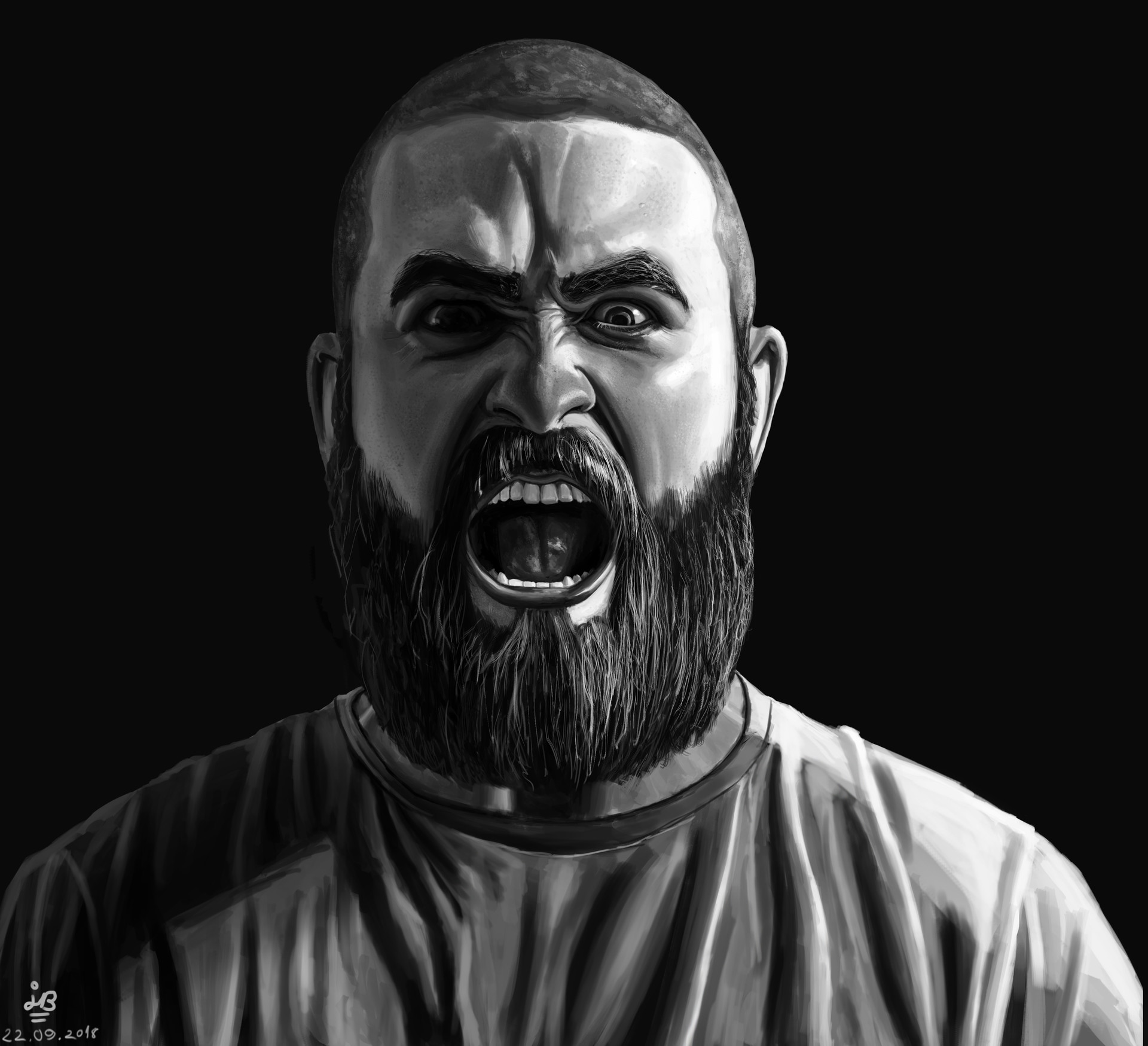 ArtStation - Angry Man