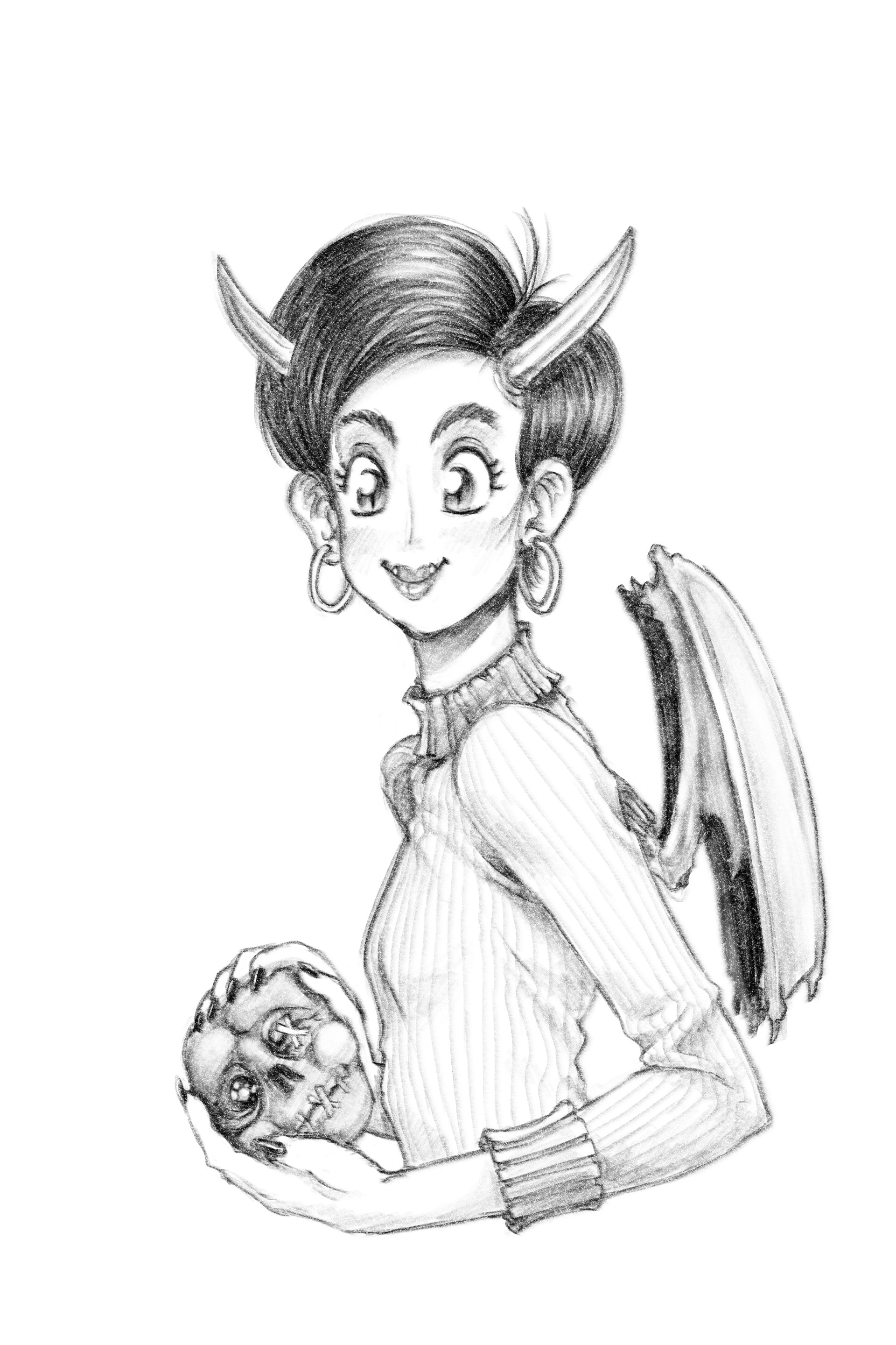 ArtStation - Demon lady