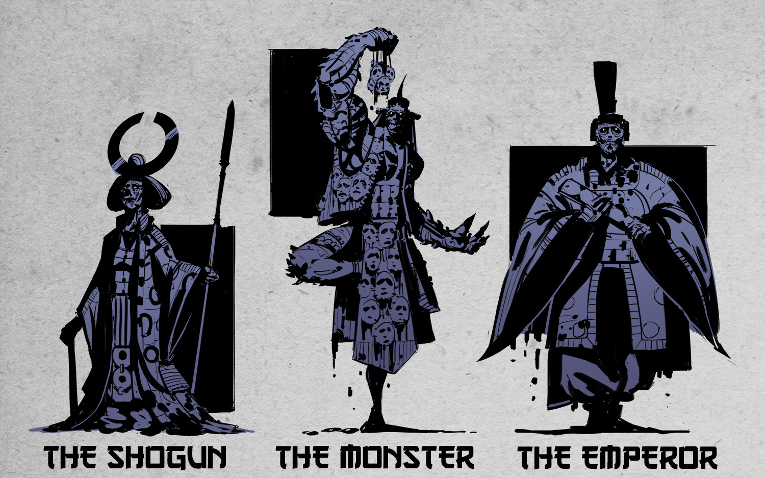 ArtStation - Artstation Challenge - Feudal Japan- The Faceless Empire P1