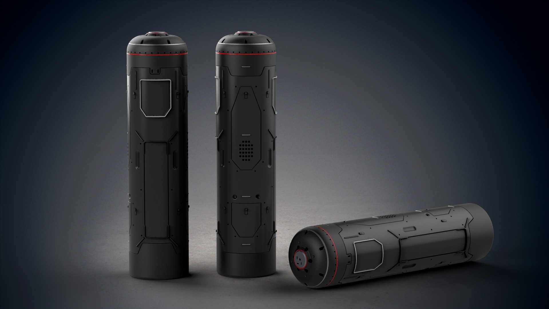 ArtStation - scifi cylinders