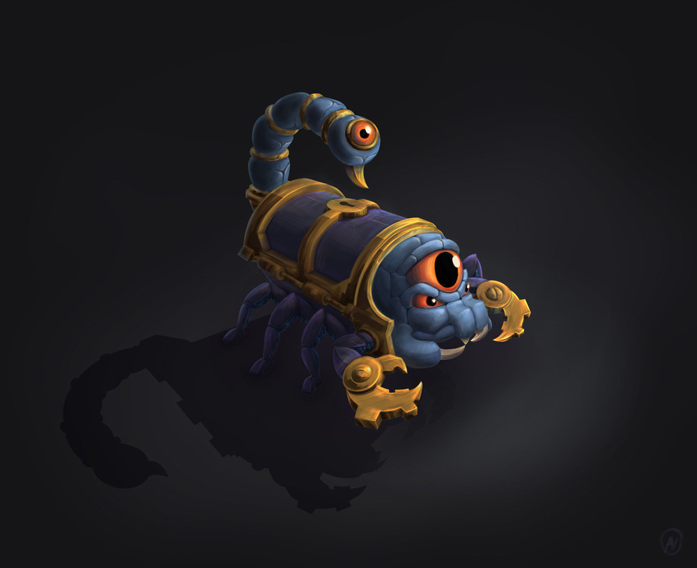 ArtStation - Mechanical Scorpion Chest