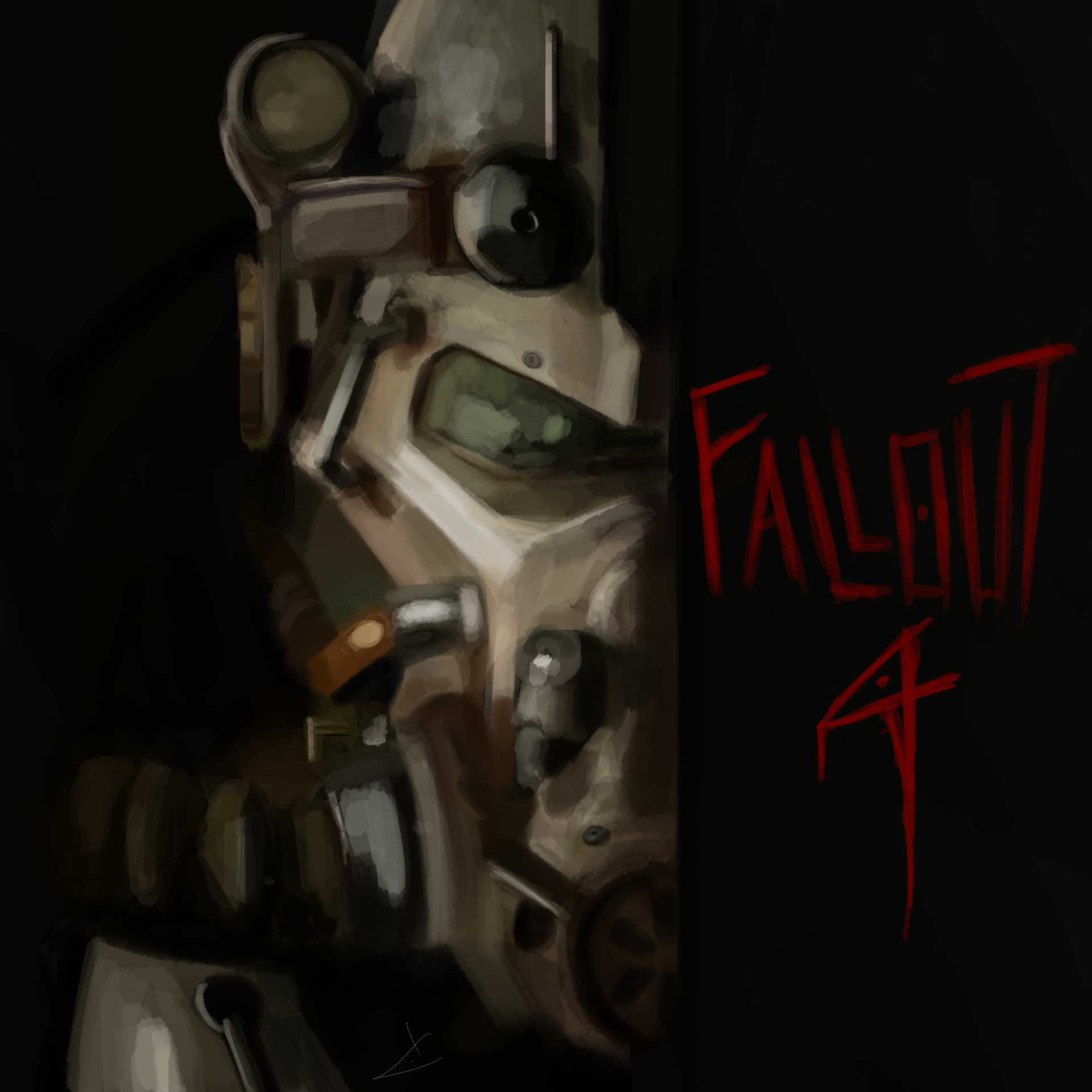 ArtStation - Power Armor - Fallout 4