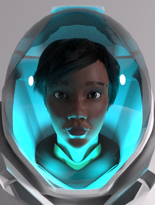 William Blake - Star Trek Michael Burnham with EVO suit
