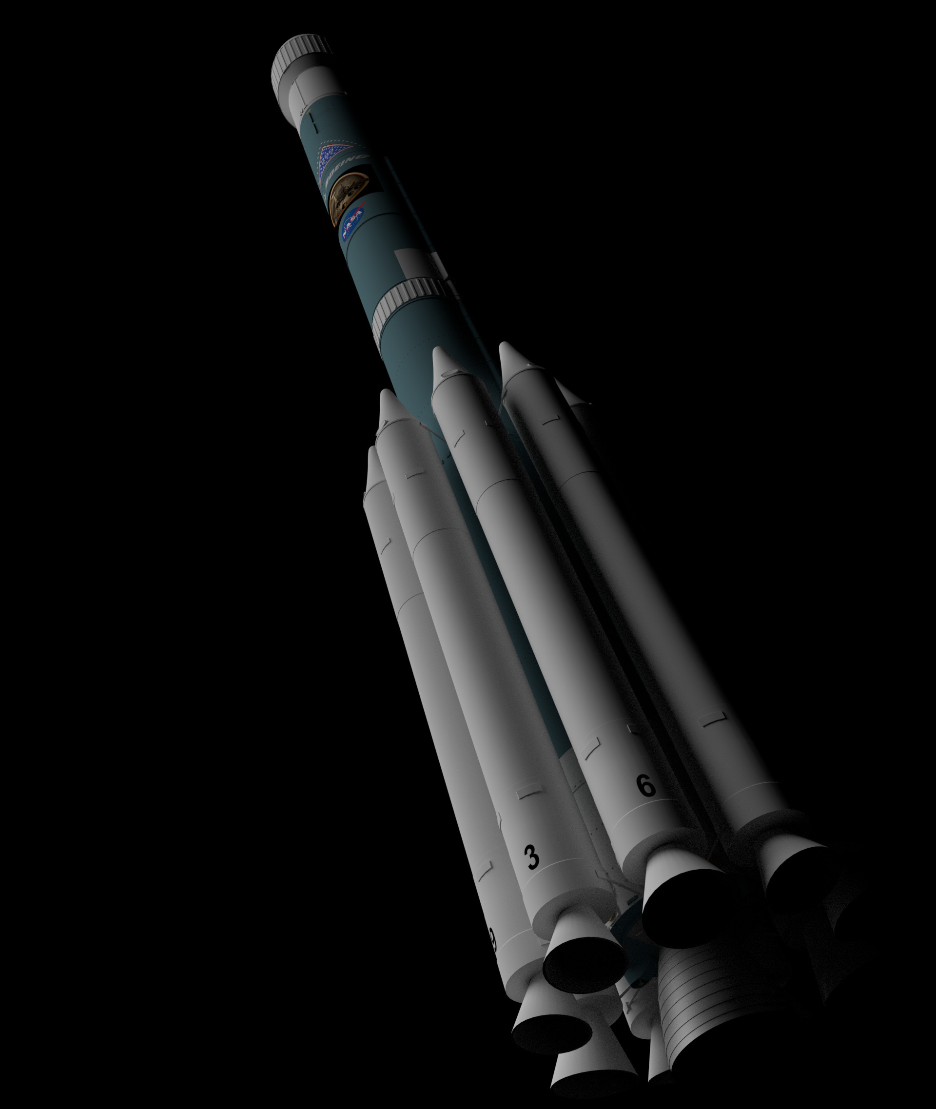 Factorio - Delta II 3D Model