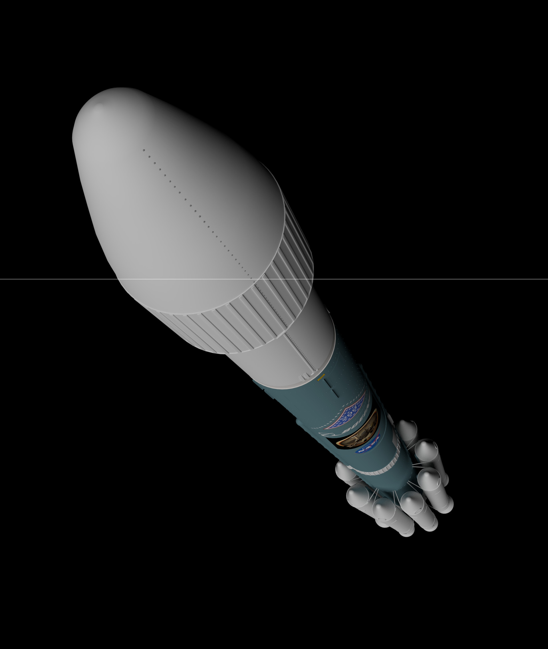 Factorio - Delta II 3D Model