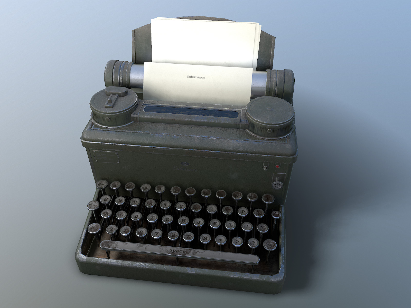 ArtStation - props_typewriter
