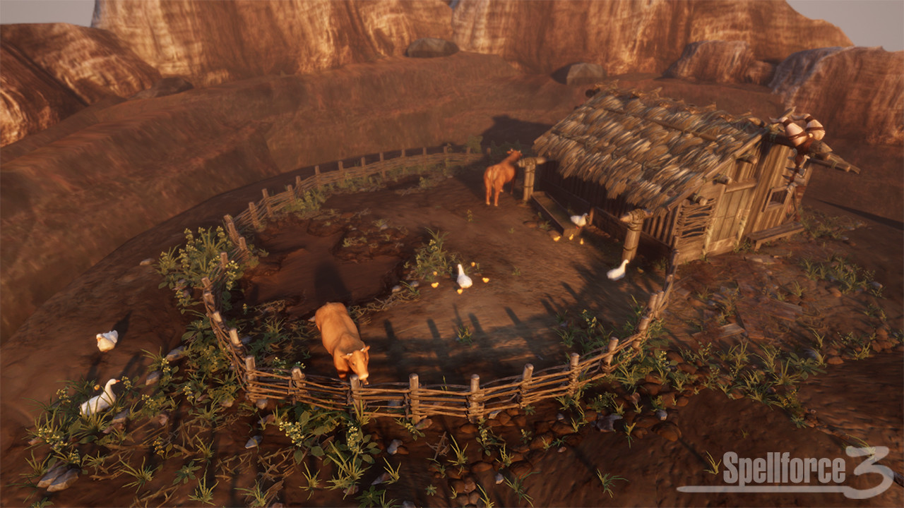 ArtStation - spellforce fan art for 3d environment hand painted modeling