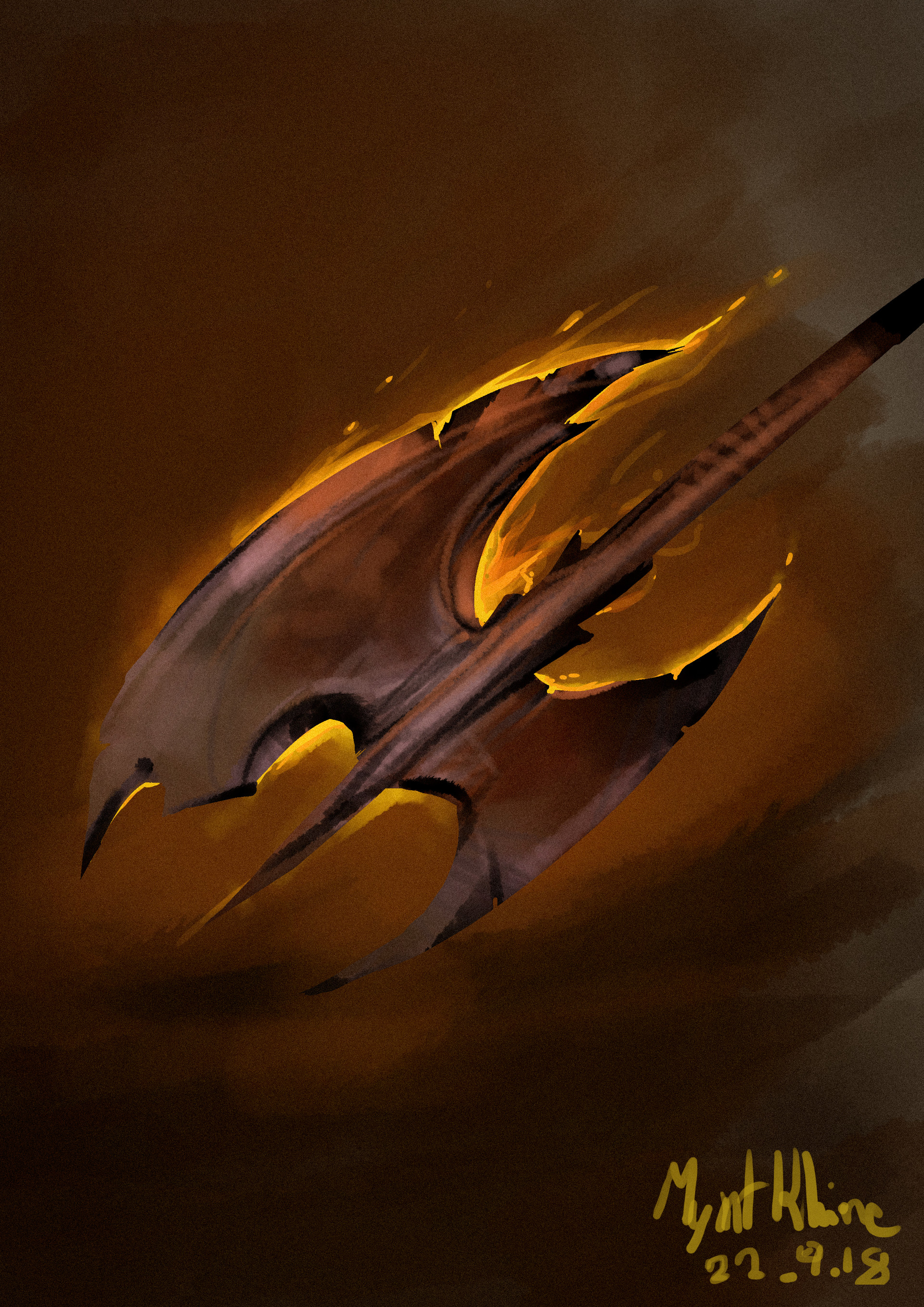 ArtStation - Weapon ( fire )