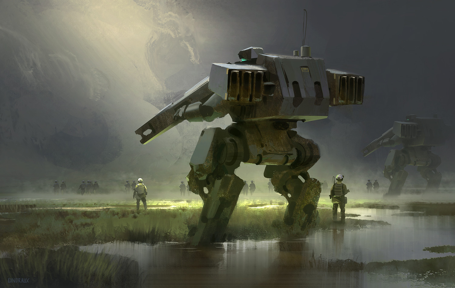 ArtStation - Marsh Mech