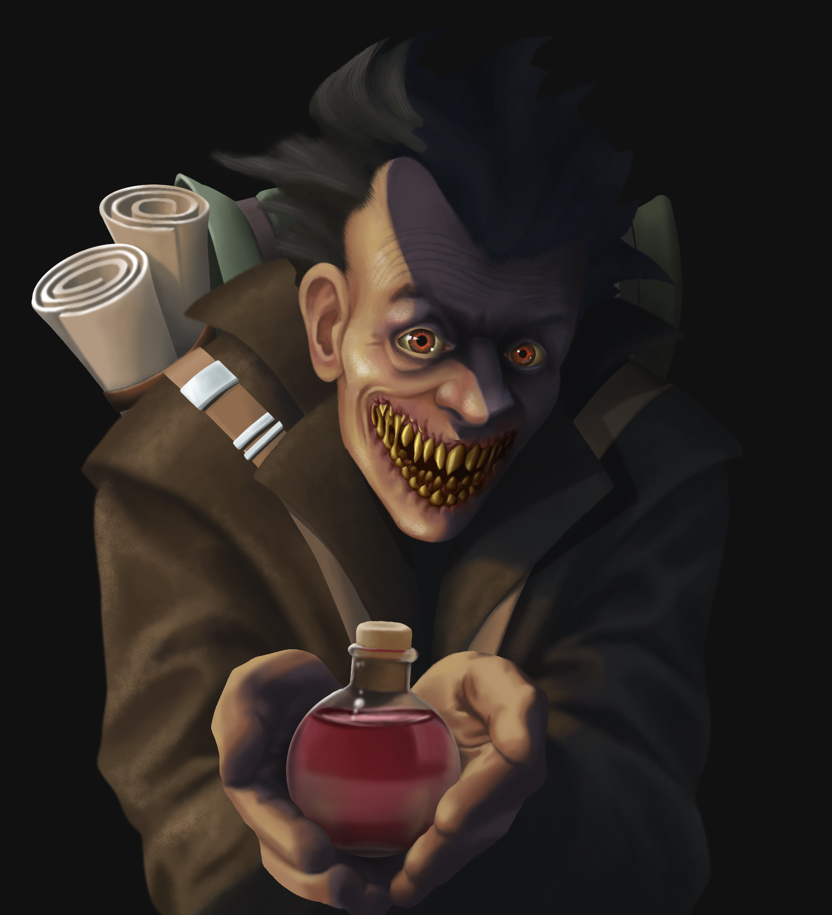 ArtStation - The Mysterious Merchant