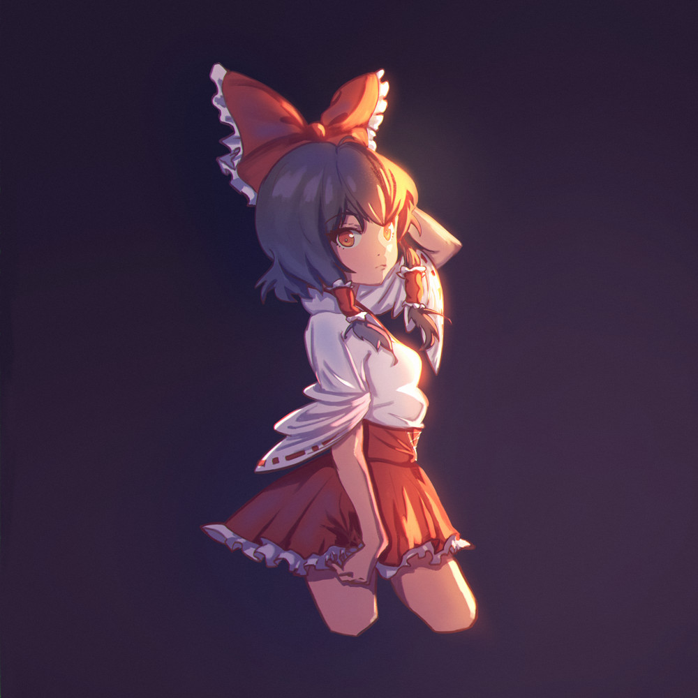 ArtStation - Reimu + WIP