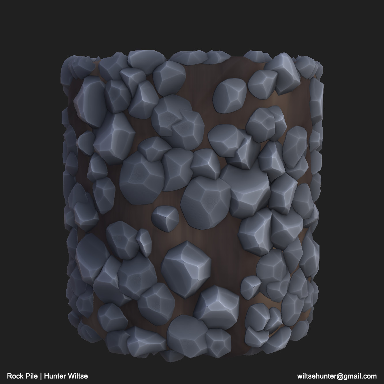 ArtStation - Rock Pile | Stylized Material