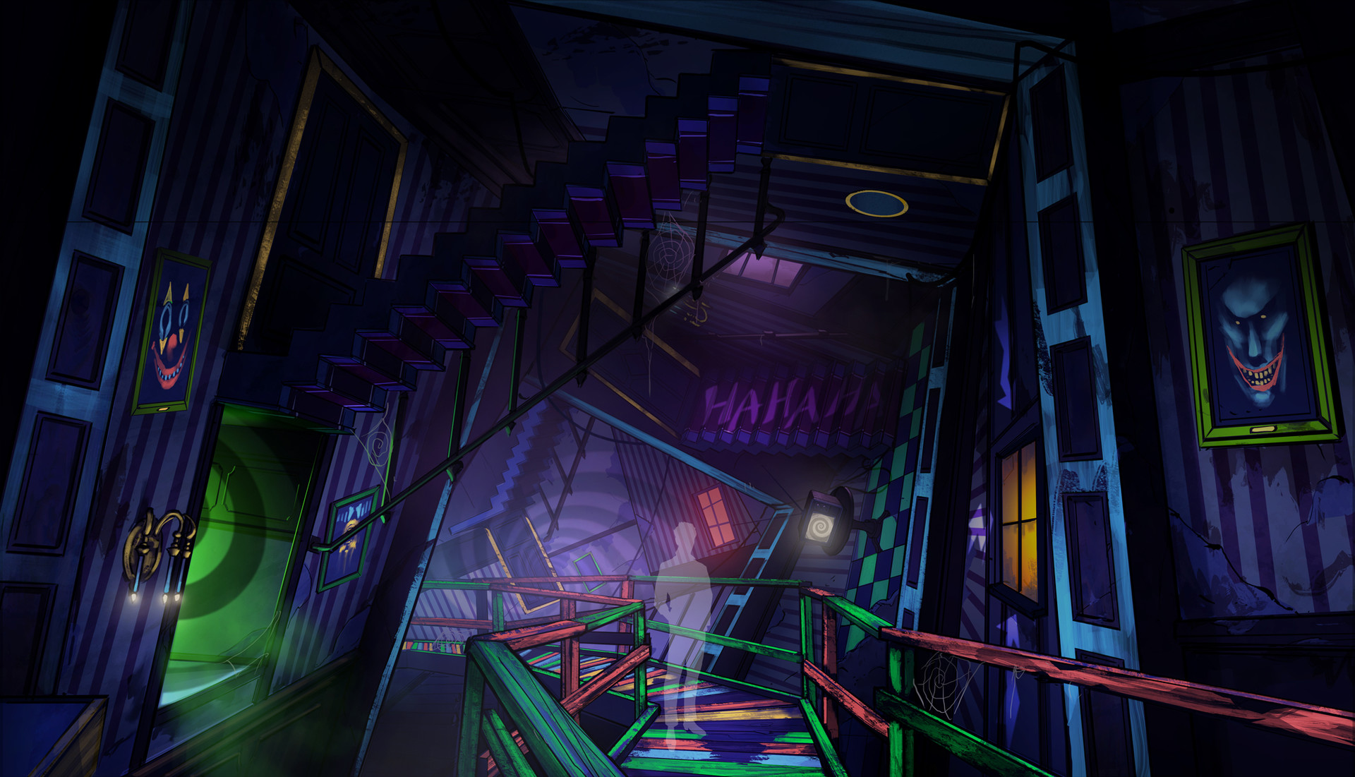 Gray Rogers - Batman Season 2 - Funhouse Interior