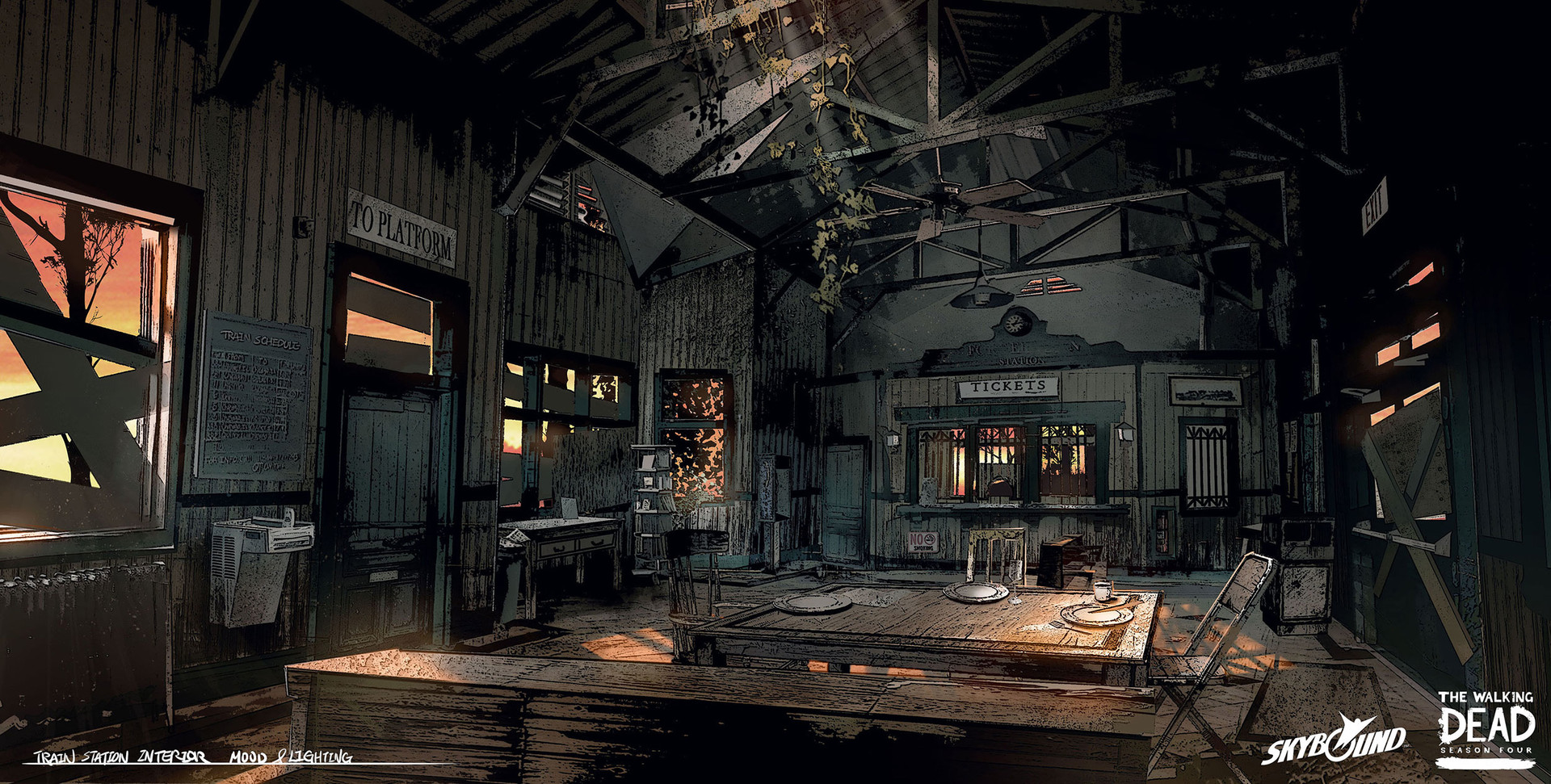 Joyce (Zhuosi) Xu - Telltale The Walking Dead S4 Train Station ...