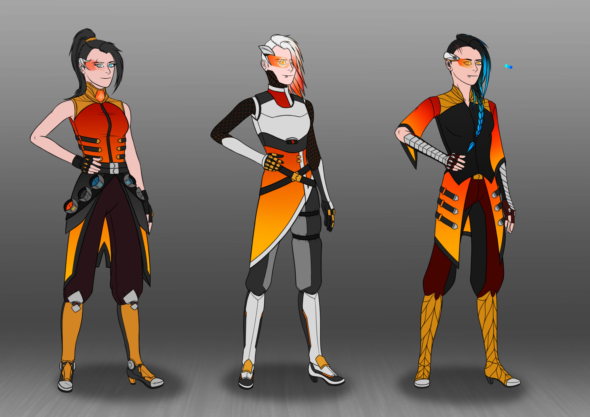 DetachedFox - Overwatch Character Concept - Cecilia Ross