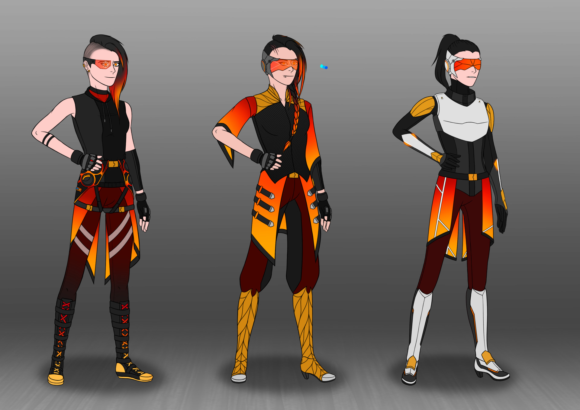 DetachedFox - Overwatch Character Concept - Cecilia Ross