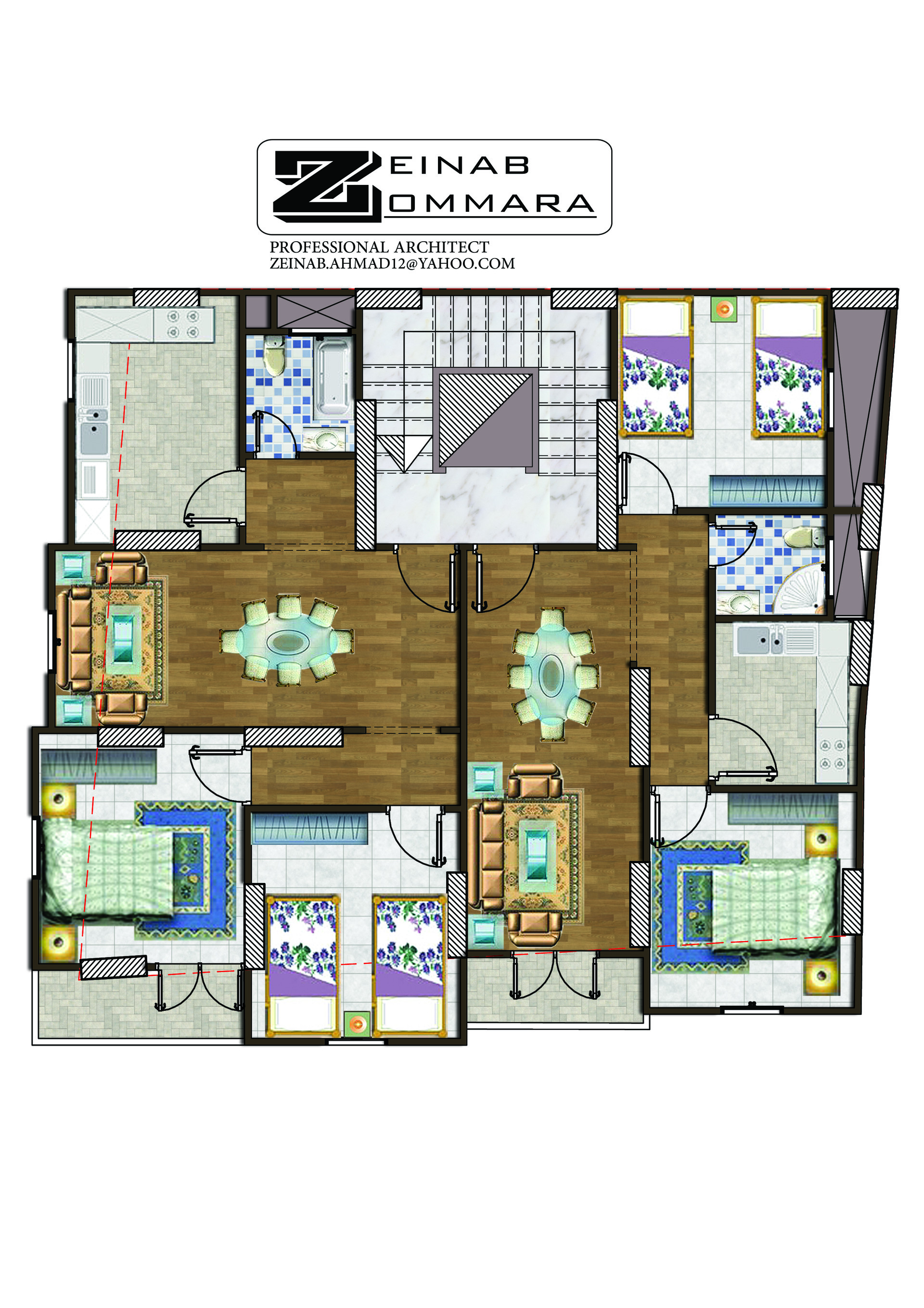 ArtStation - 2d design for flat