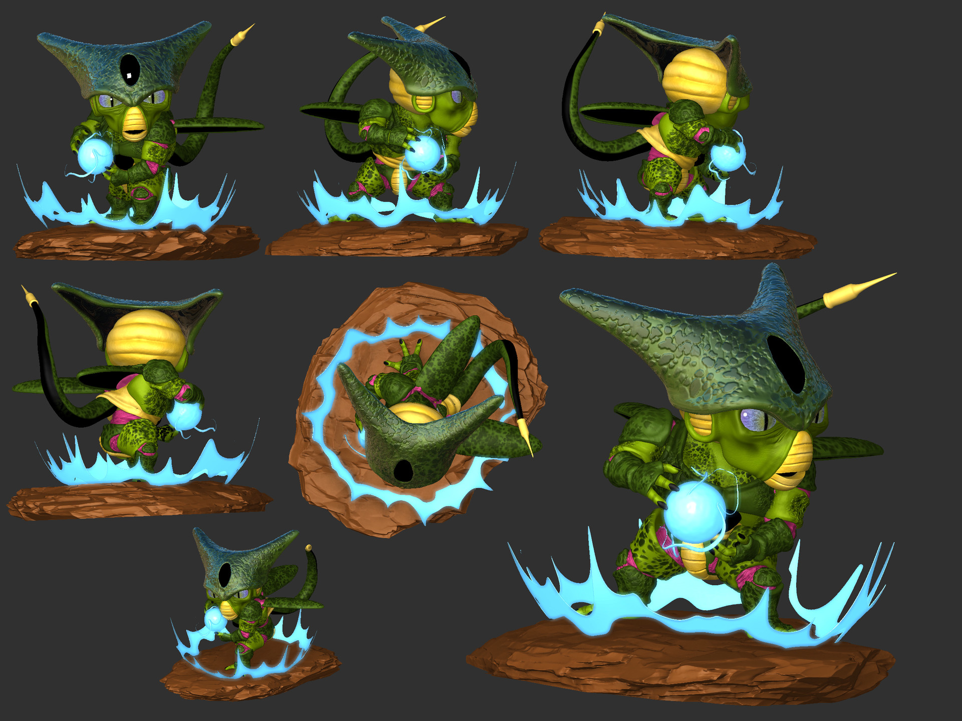 Dbz Perfect Cell Chibi