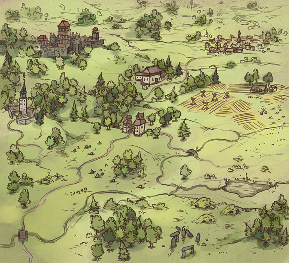 ArtStation - A little playful map