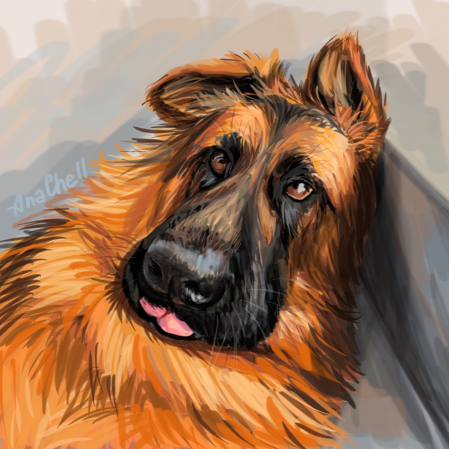 ArtStation - Lazy dog