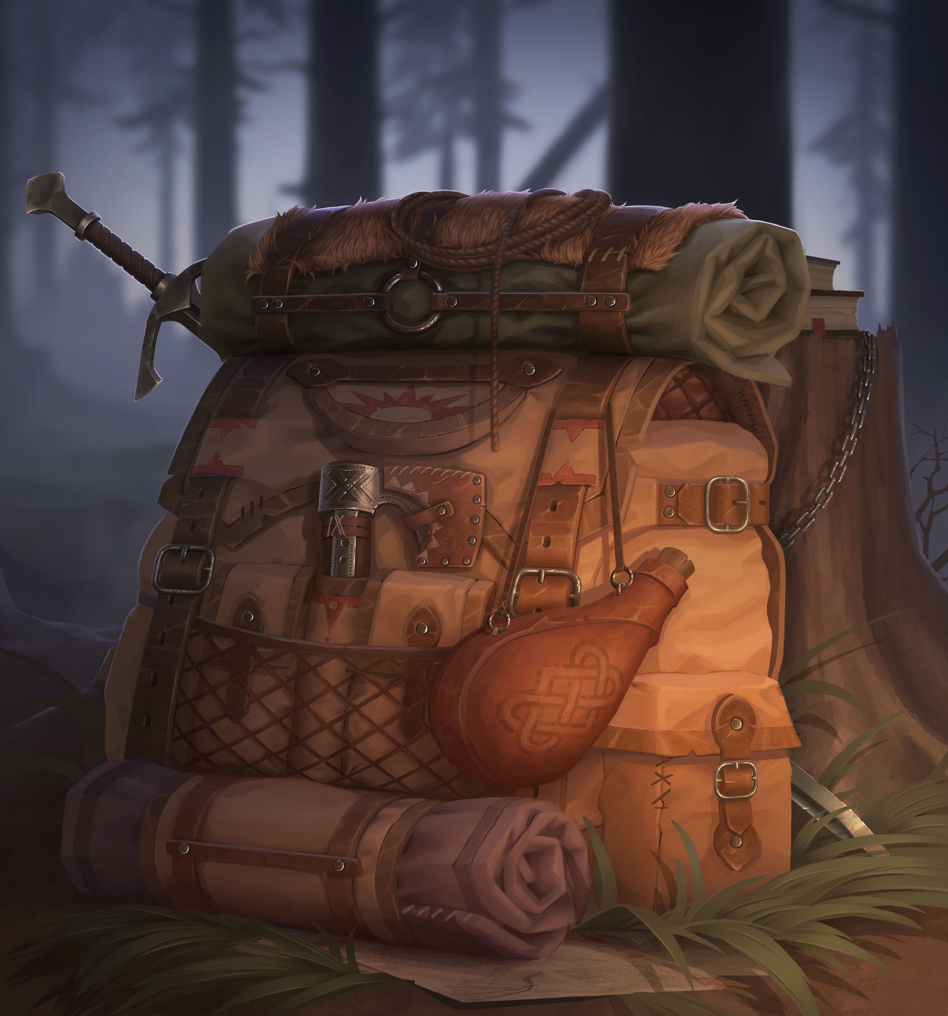 ArtStation - backpack