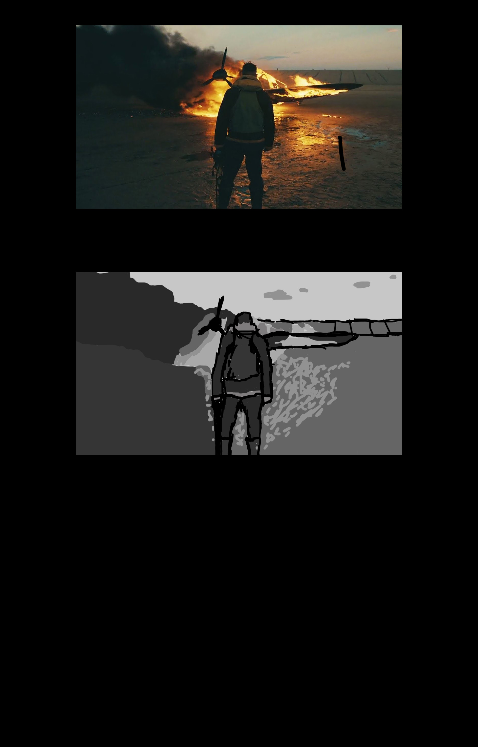 ArtStation - Dunkirk Tonal Drawing