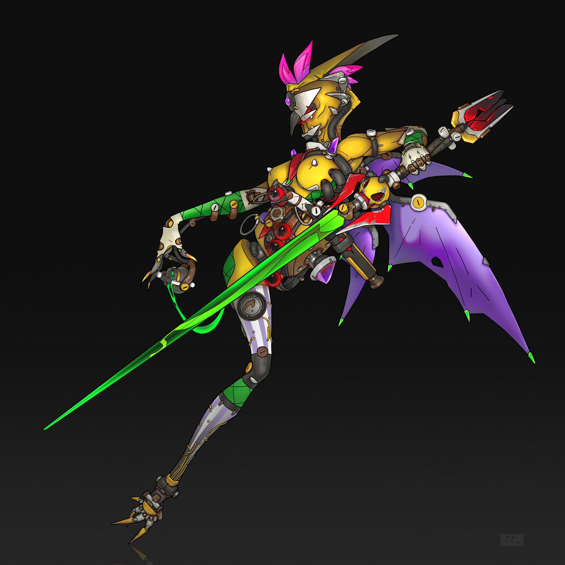 ArtStation - cyber witch