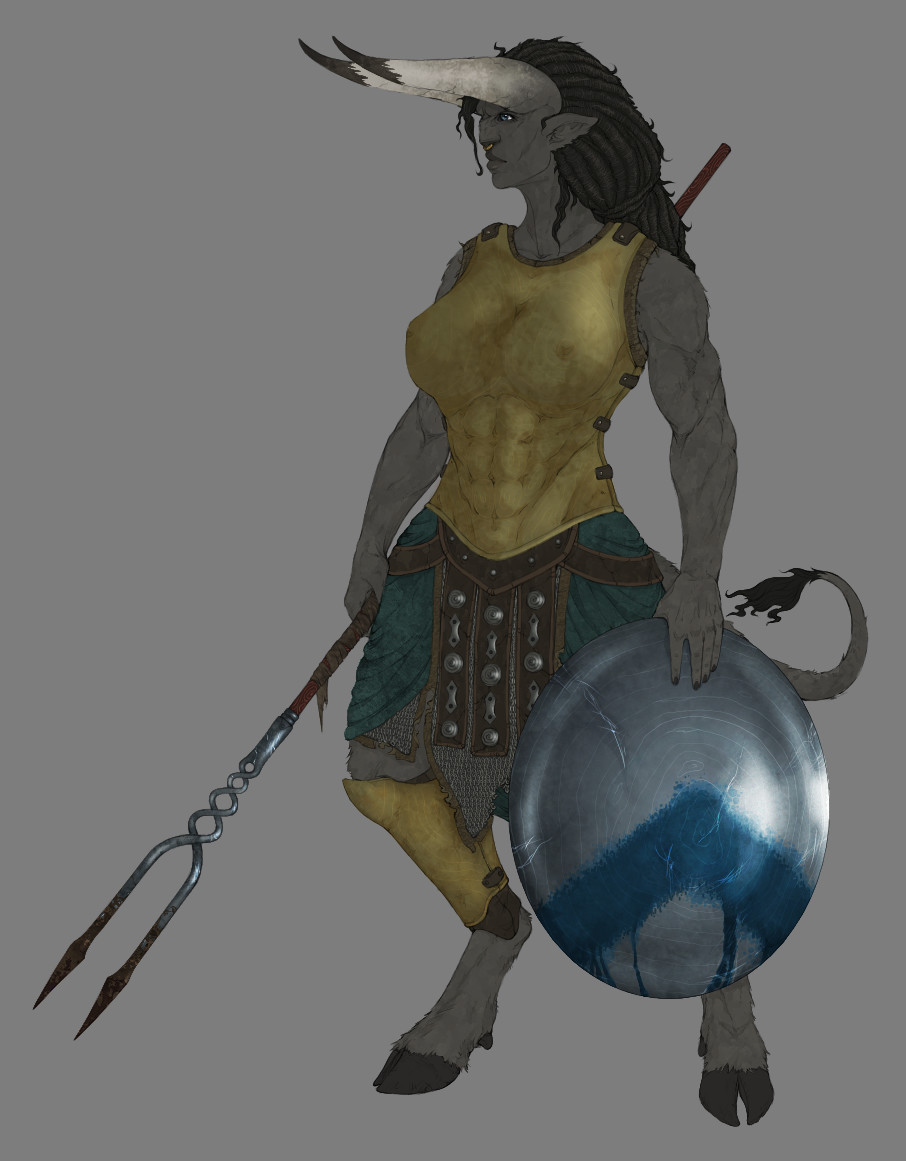 ArtStation - DnD Character | Anja Entragath, Cale Fortin