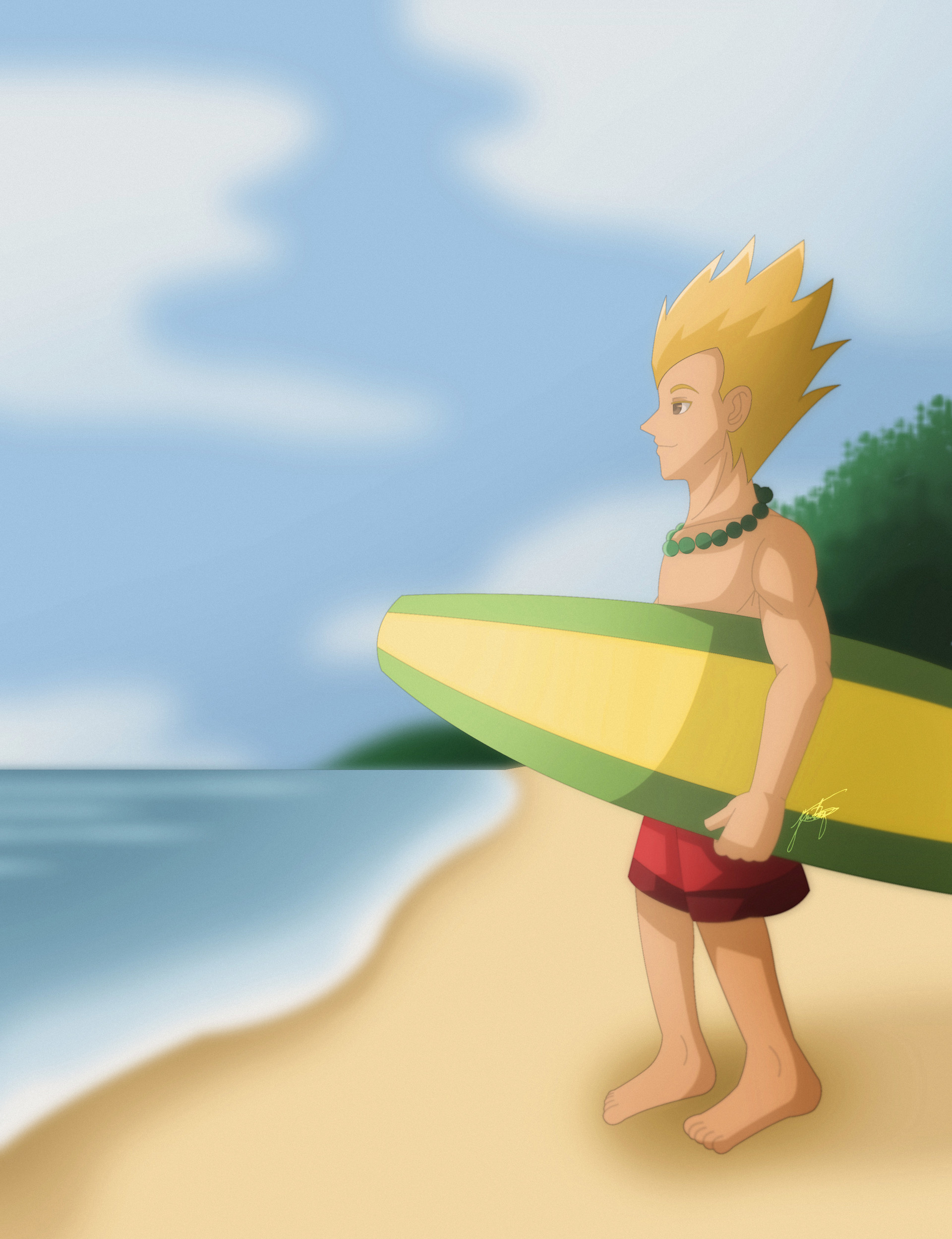 ArtStation - Time to Surf