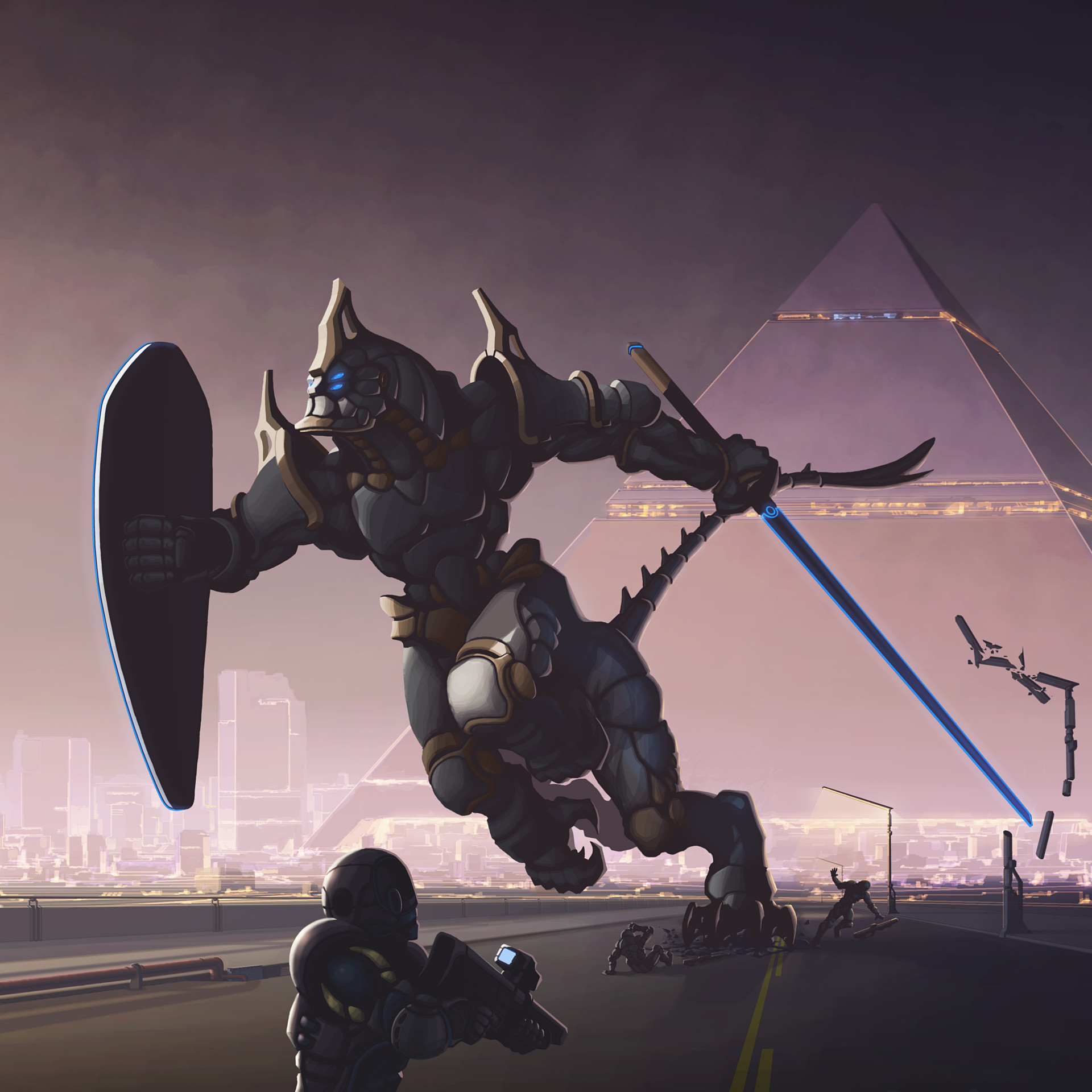 ArtStation - Cybersphinx Never Smiles