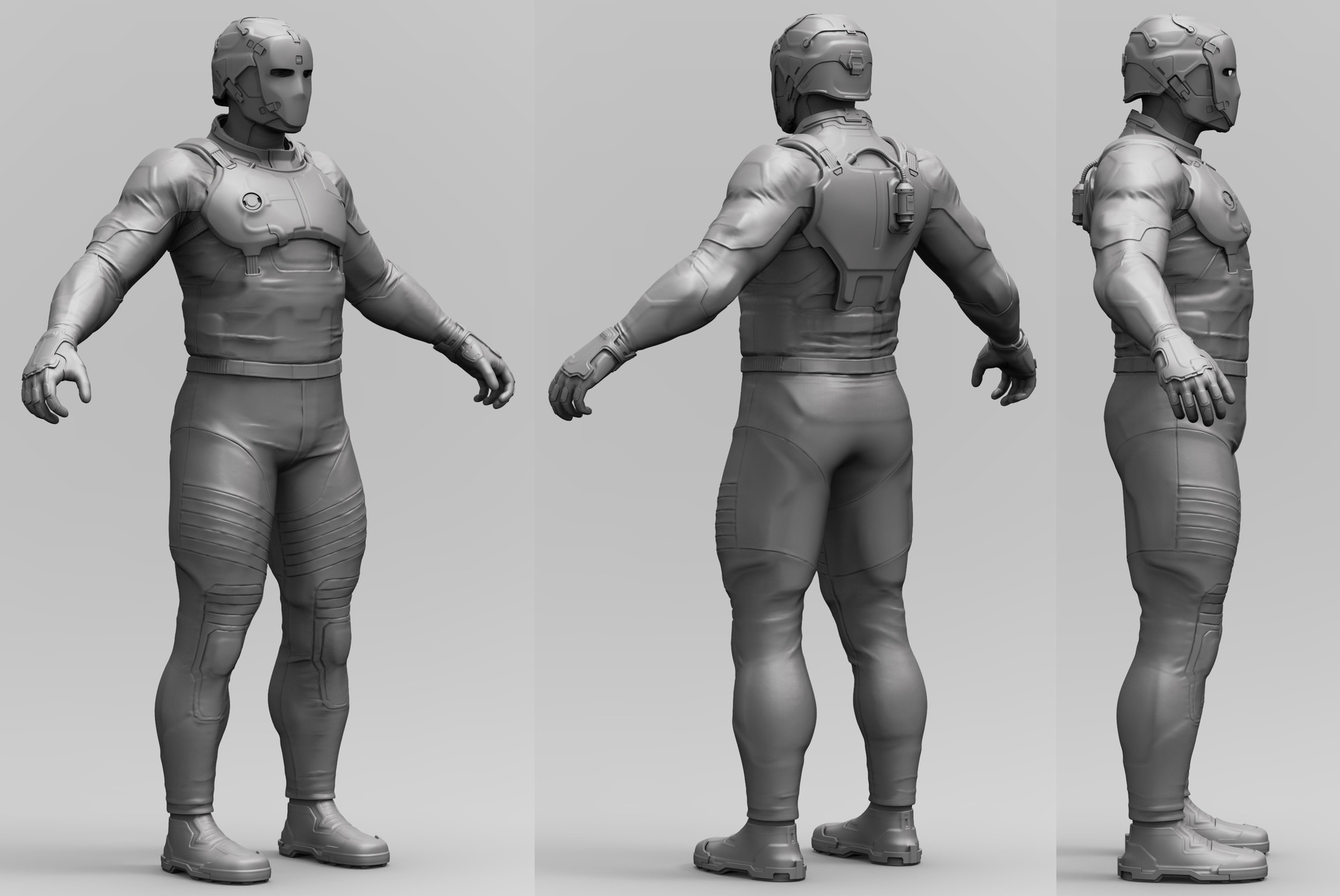 Charles Kim - Armored Exo Suit