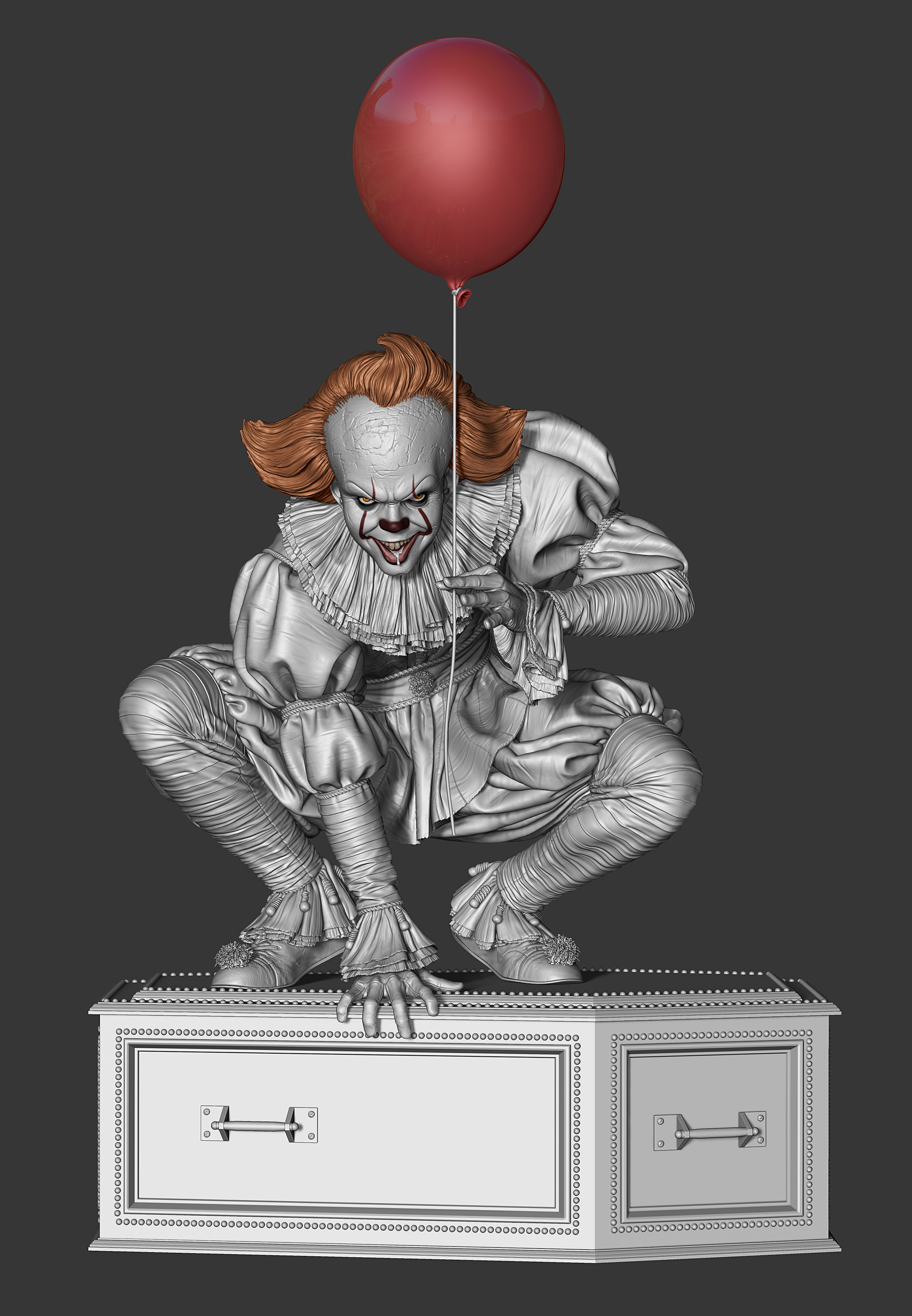 Sandifer Art - IT's Pennywise - Tweeterhead and Studio ADI