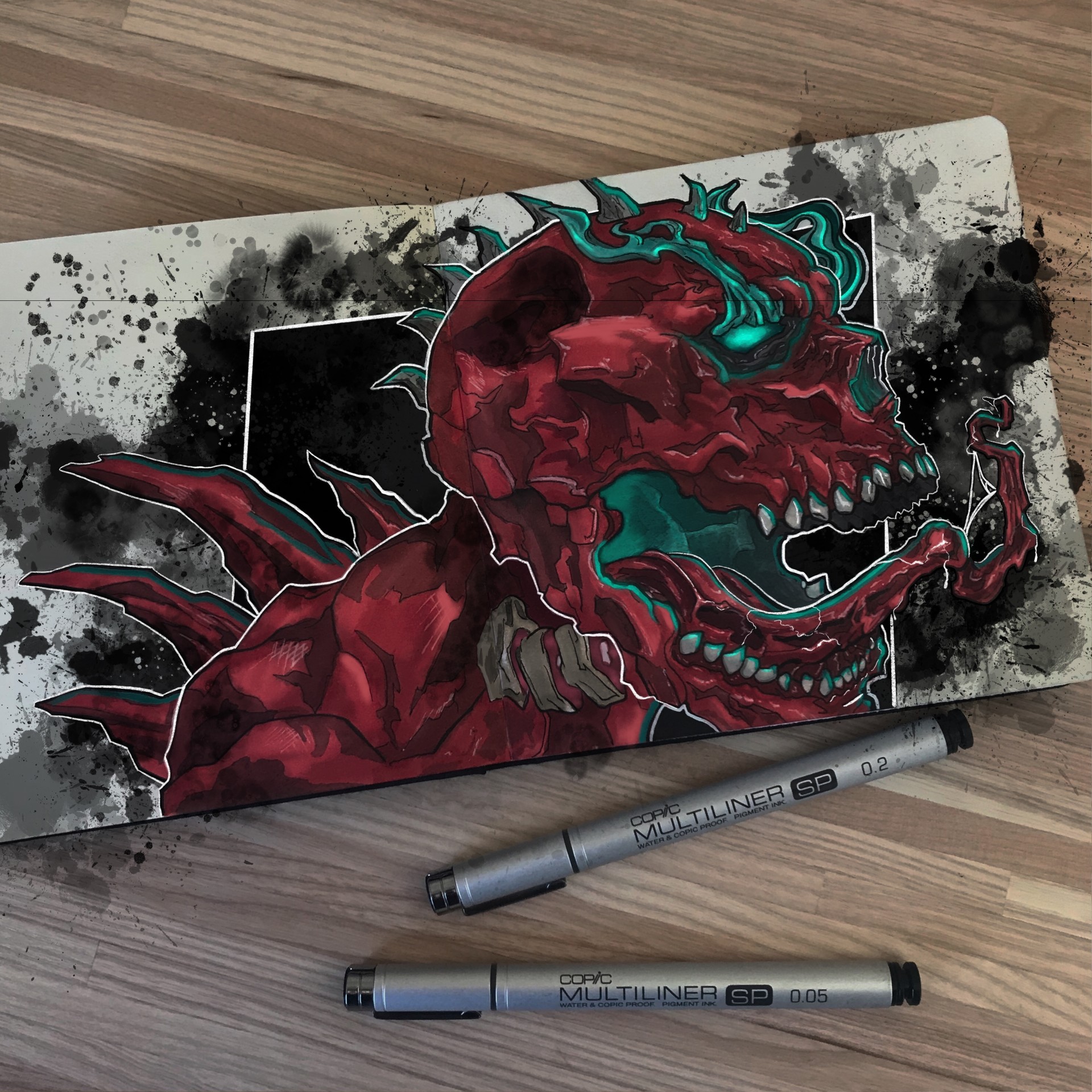 ArtStation - Skull demon